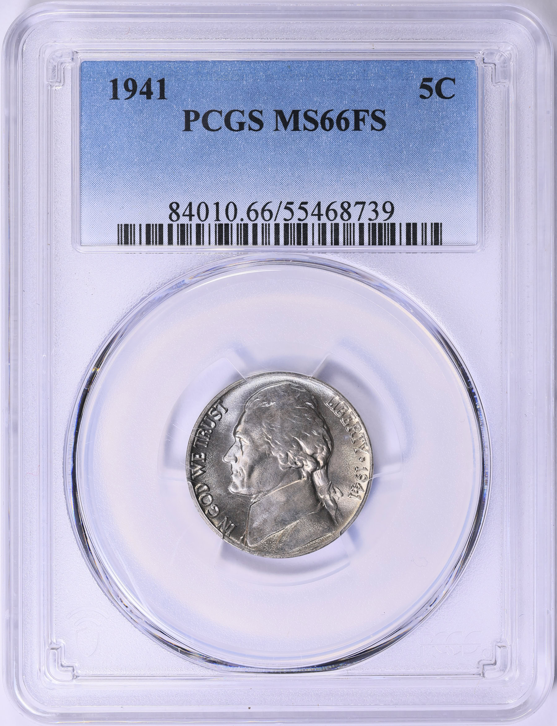 1941 Jefferson Nickel PCGS MS-66 FS (Toned) (Item 1864866 ...