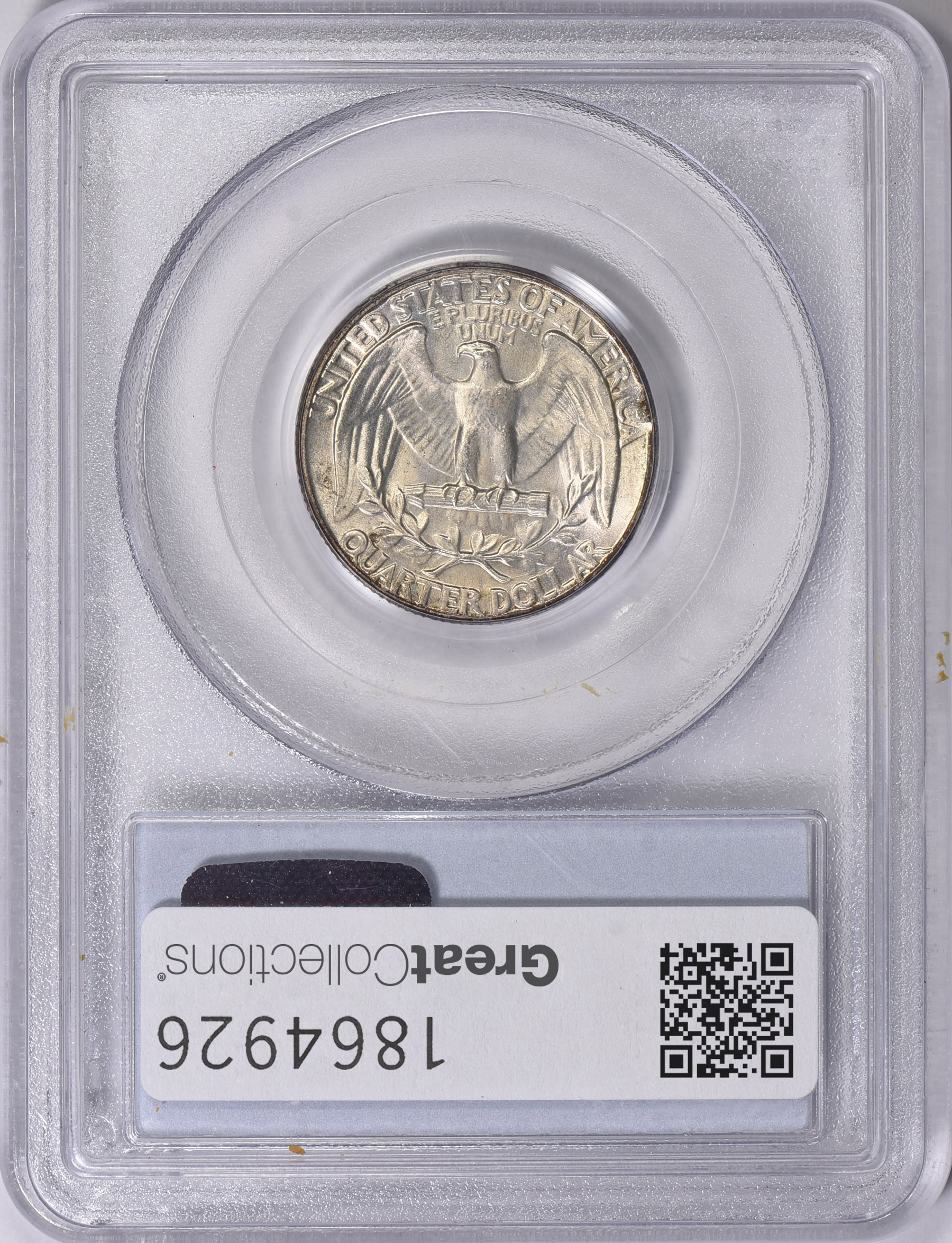 Mint Error 1934 Washington Quarter Minor Planchet Defect PCGS MS-66 ...