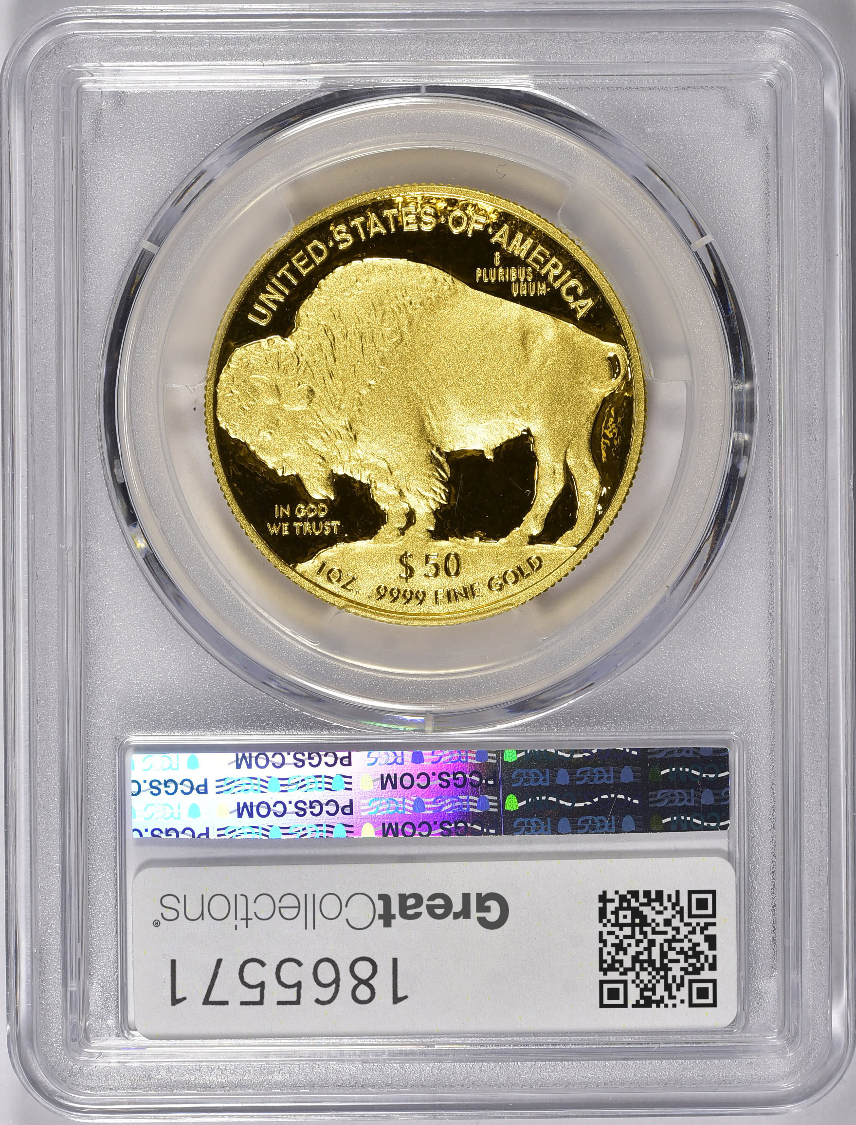 2022-W $50 One-Ounce Gold American Buffalo PCGS Proof-70 DCAM (Item 1865571) | GreatCollections ...