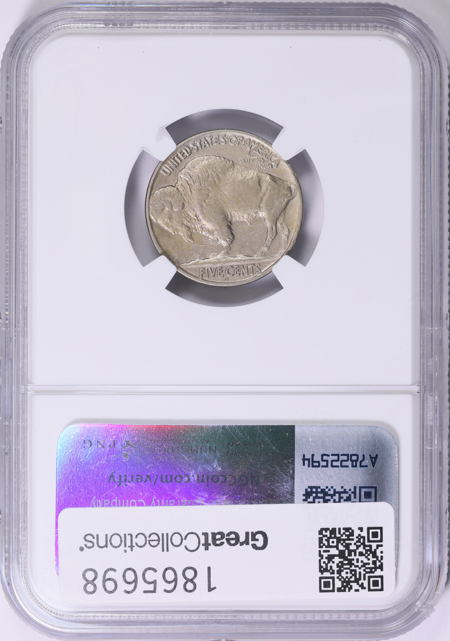 1937-D Buffalo Nickel 3 Legs NGC AU Details (Item 1865698) | GreatCollections Coin Auctions
