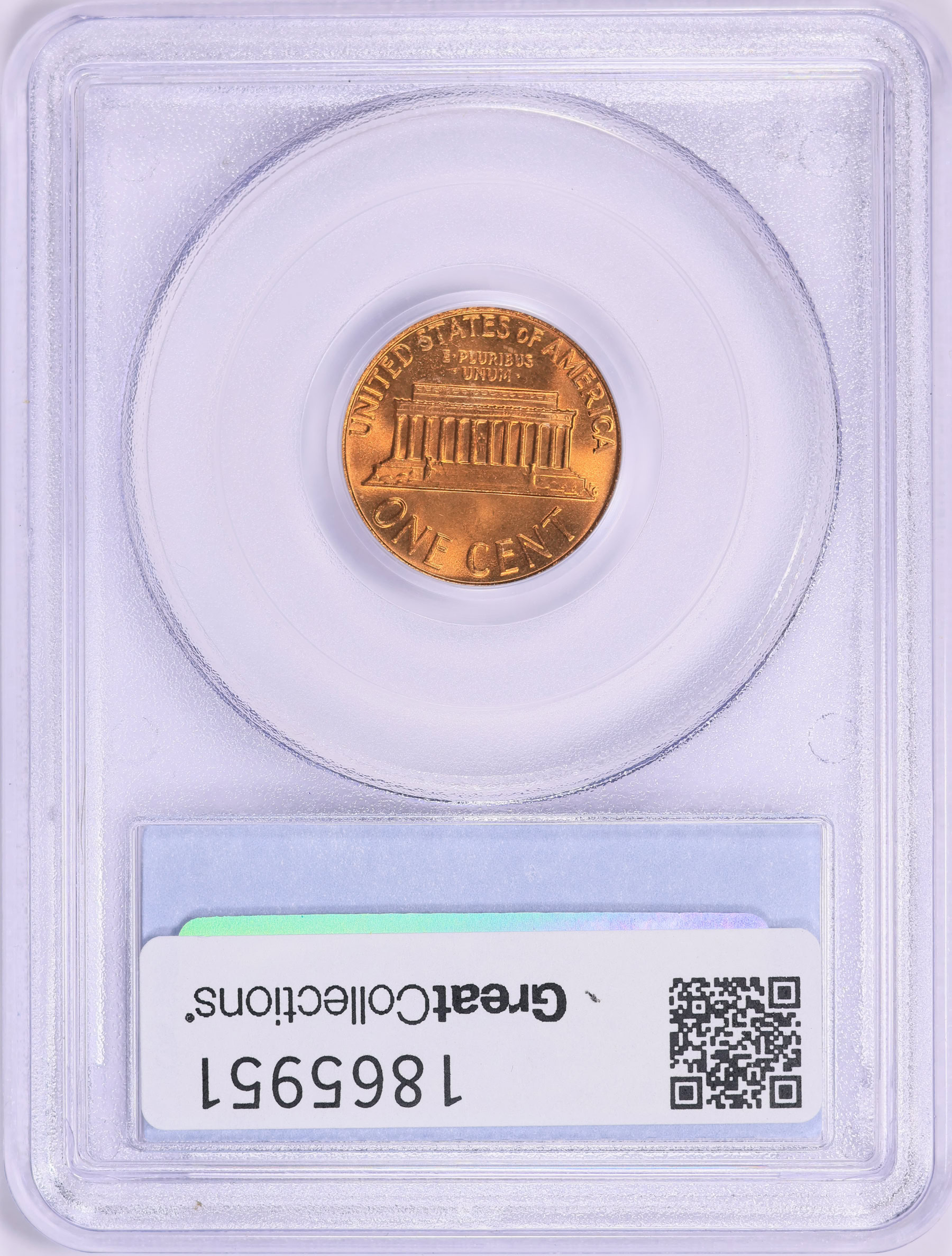 1976 Lincoln Cent PCGS MS-67 RD (Item 1865951) | GreatCollections Coin Auctions