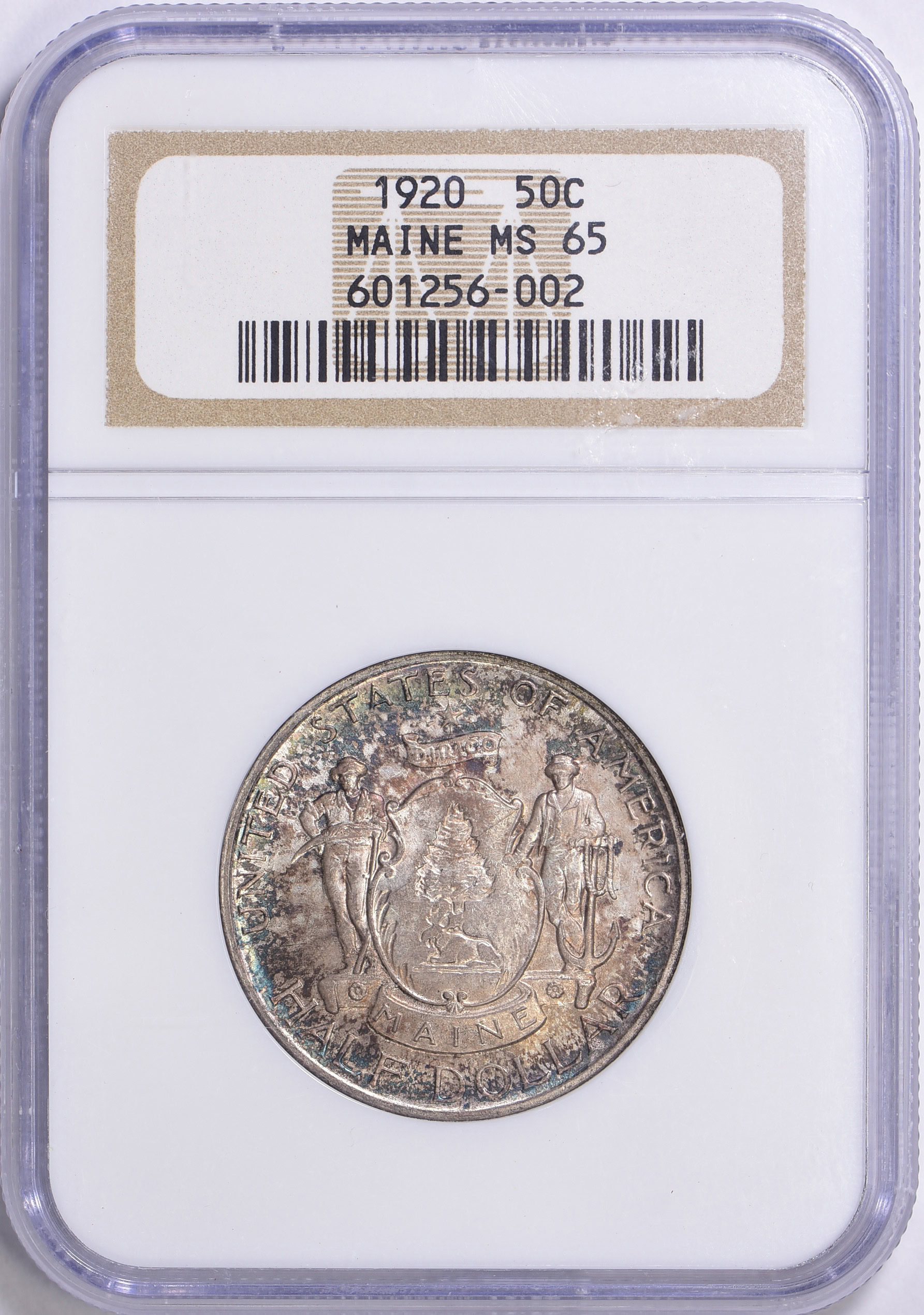 1920 Maine Centennial Half Dollar NGC MS-65 (Toned) (Item 1866141 ...