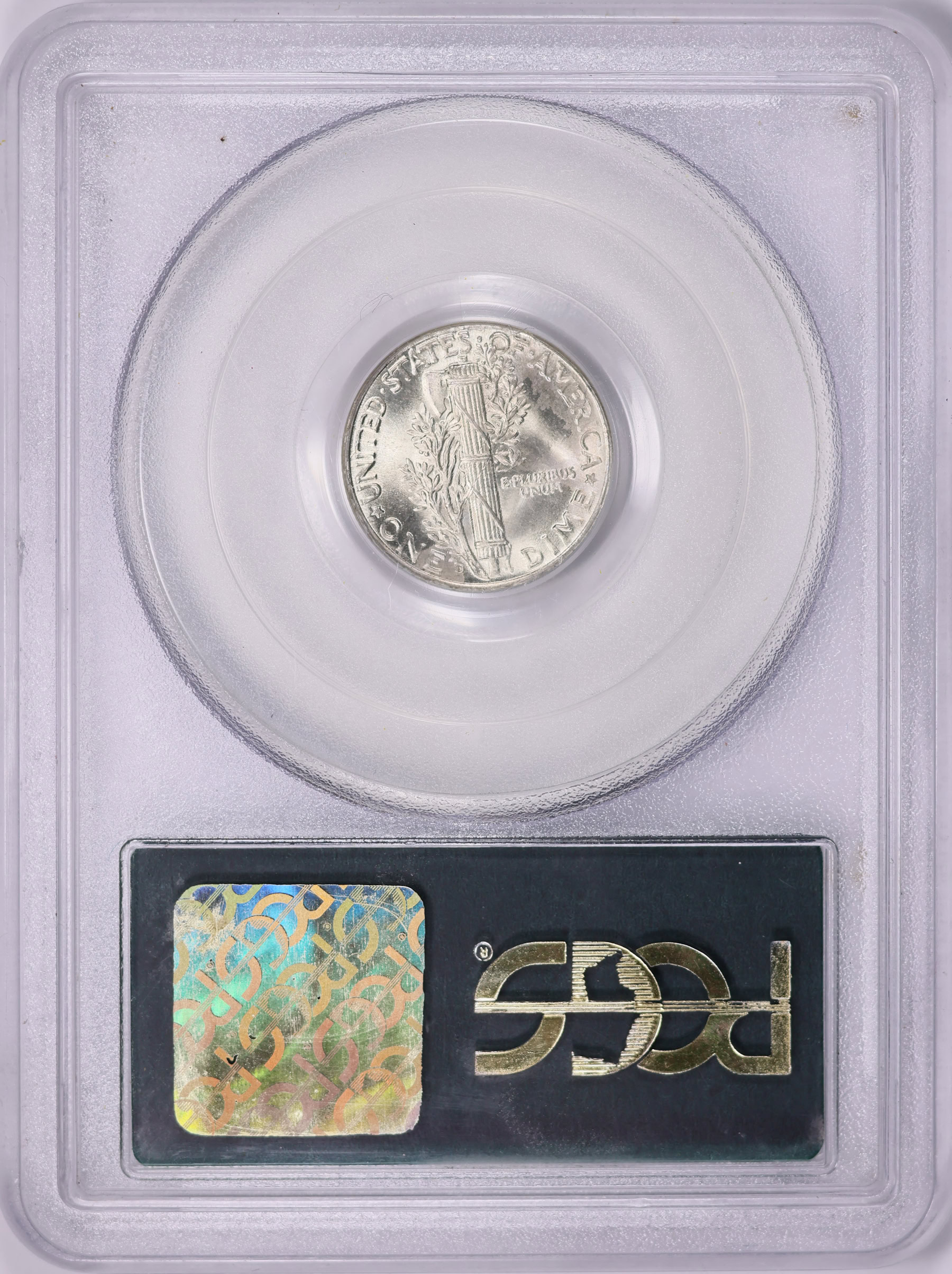 1943-D Mercury Dime PCGS MS-66 FB OGH (Item 1866229) | GreatCollections Coin Auctions