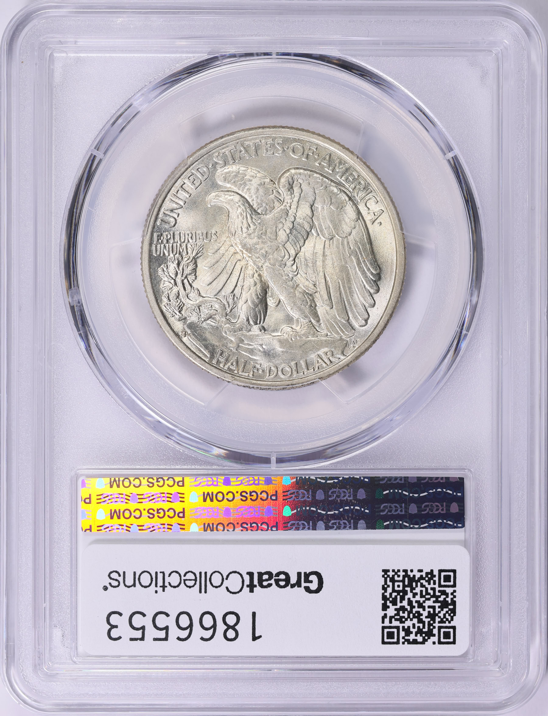 1935-S Walking Liberty Half Dollar PCGS MS-66 (Grand Cru Label) (Item 1866553 ...