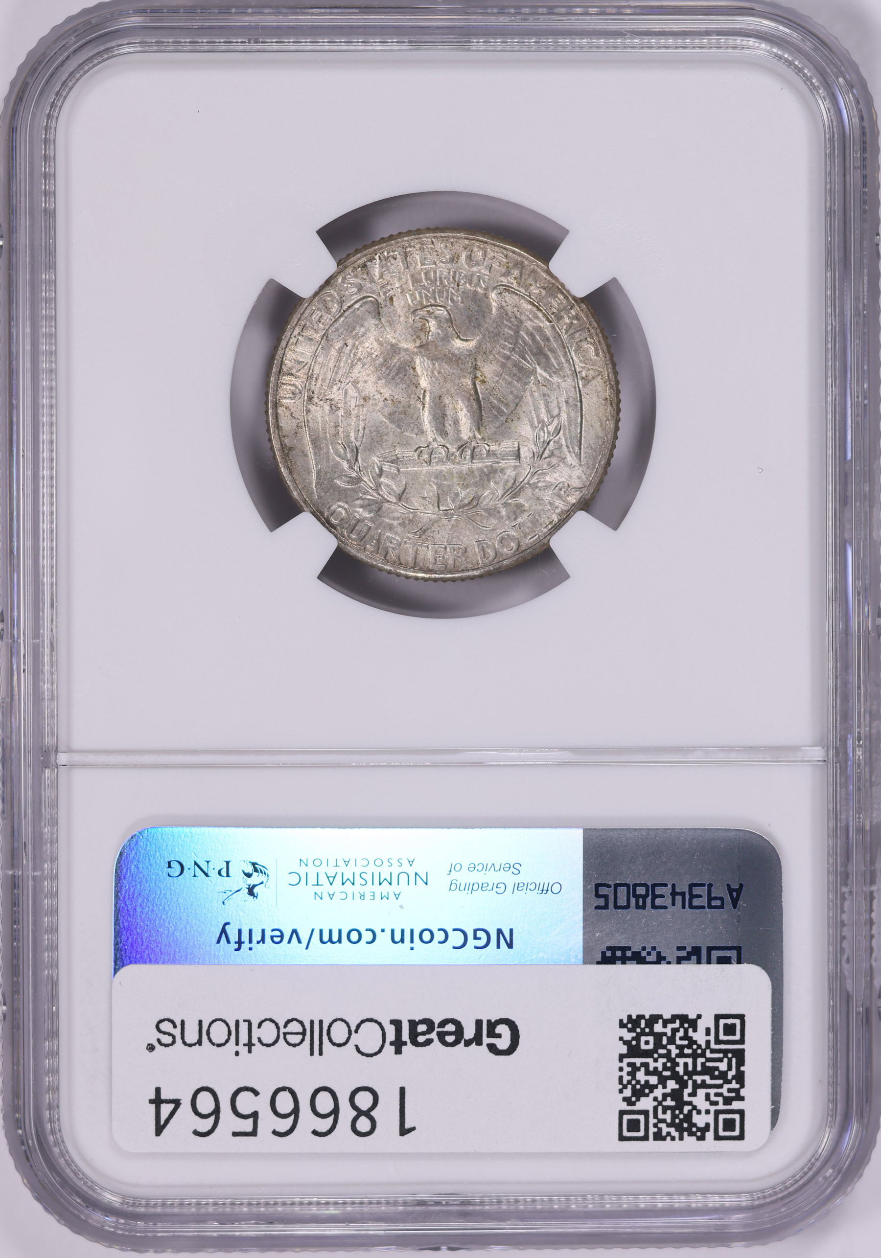 1936 Washington Quarter NGC MS-65 (Item 1866564) | GreatCollections Coin Auctions