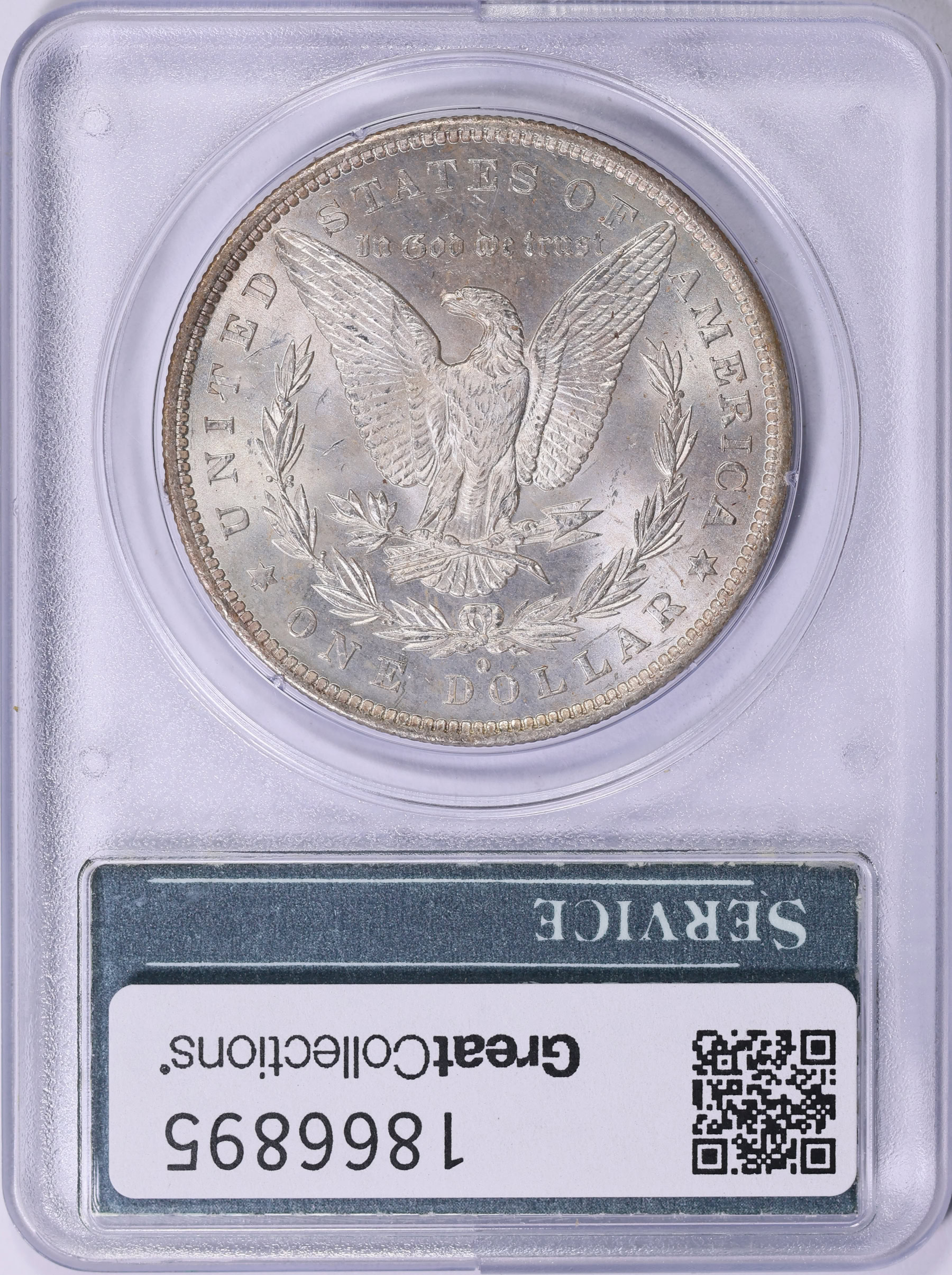 1883-O Morgan Silver Dollar PCGS MS-64 OGH (1st Gen) (Item 1866895) | GreatCollections Coin Auctions