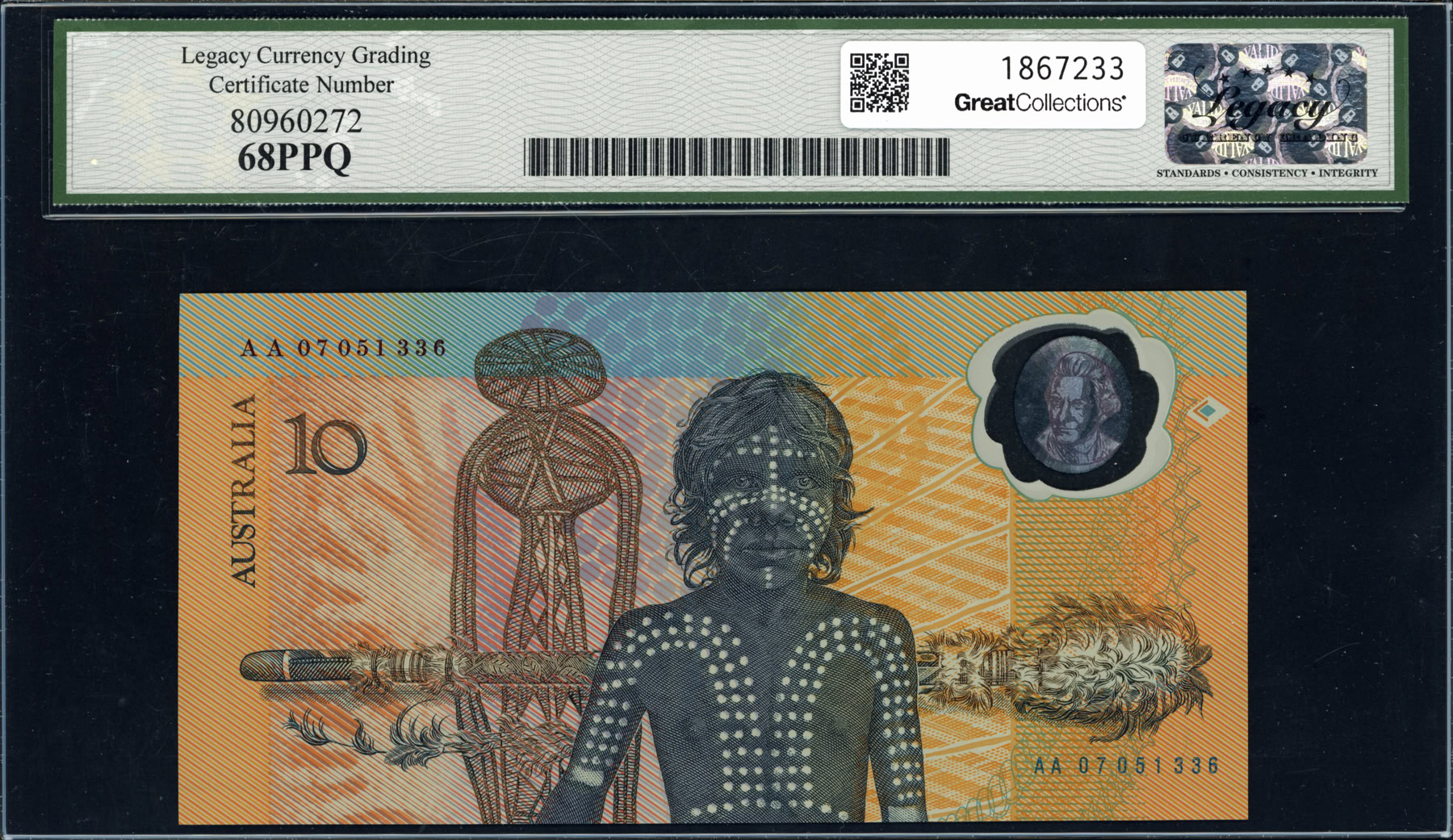 Australia 1988 $10 Reserve Bank Collector Issue Bicentenary ...