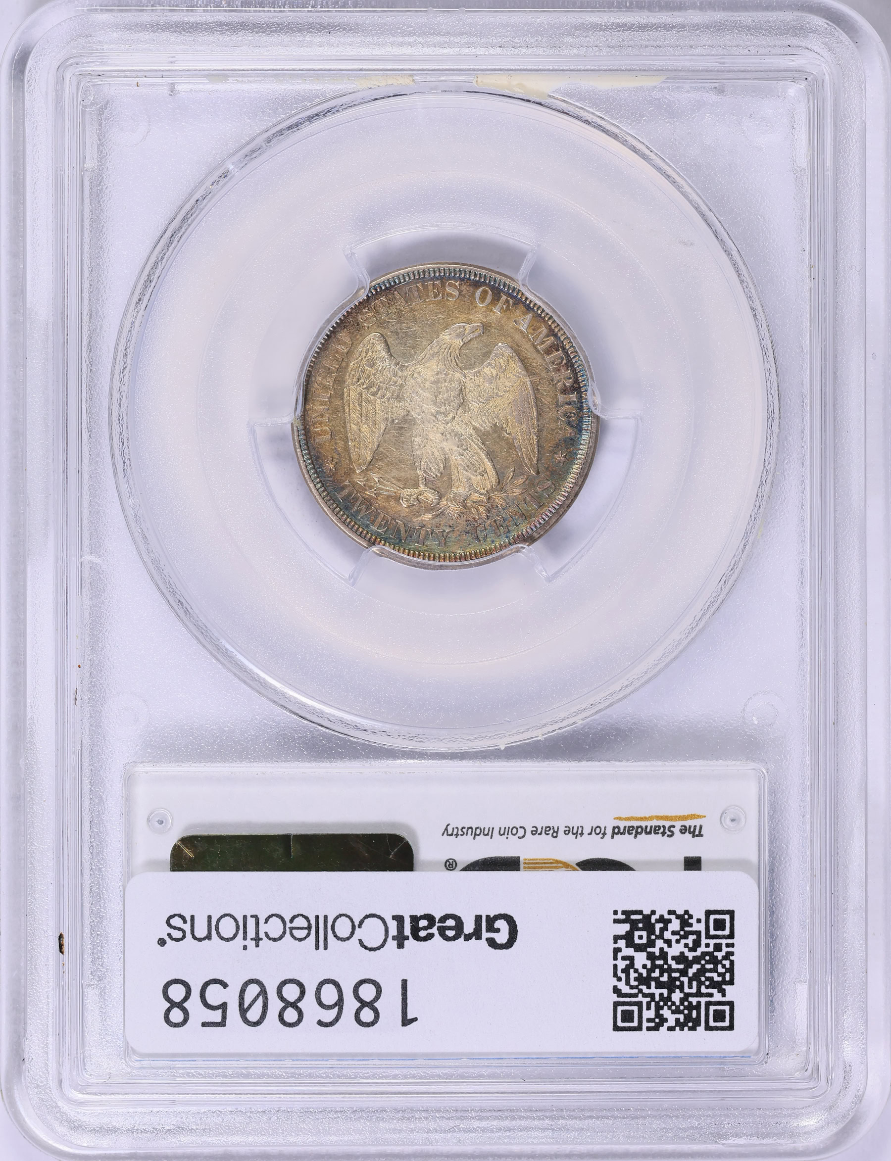 1876 Twenty-Cent Piece PCGS AU-55 (Toned) (Item 1868058 ...