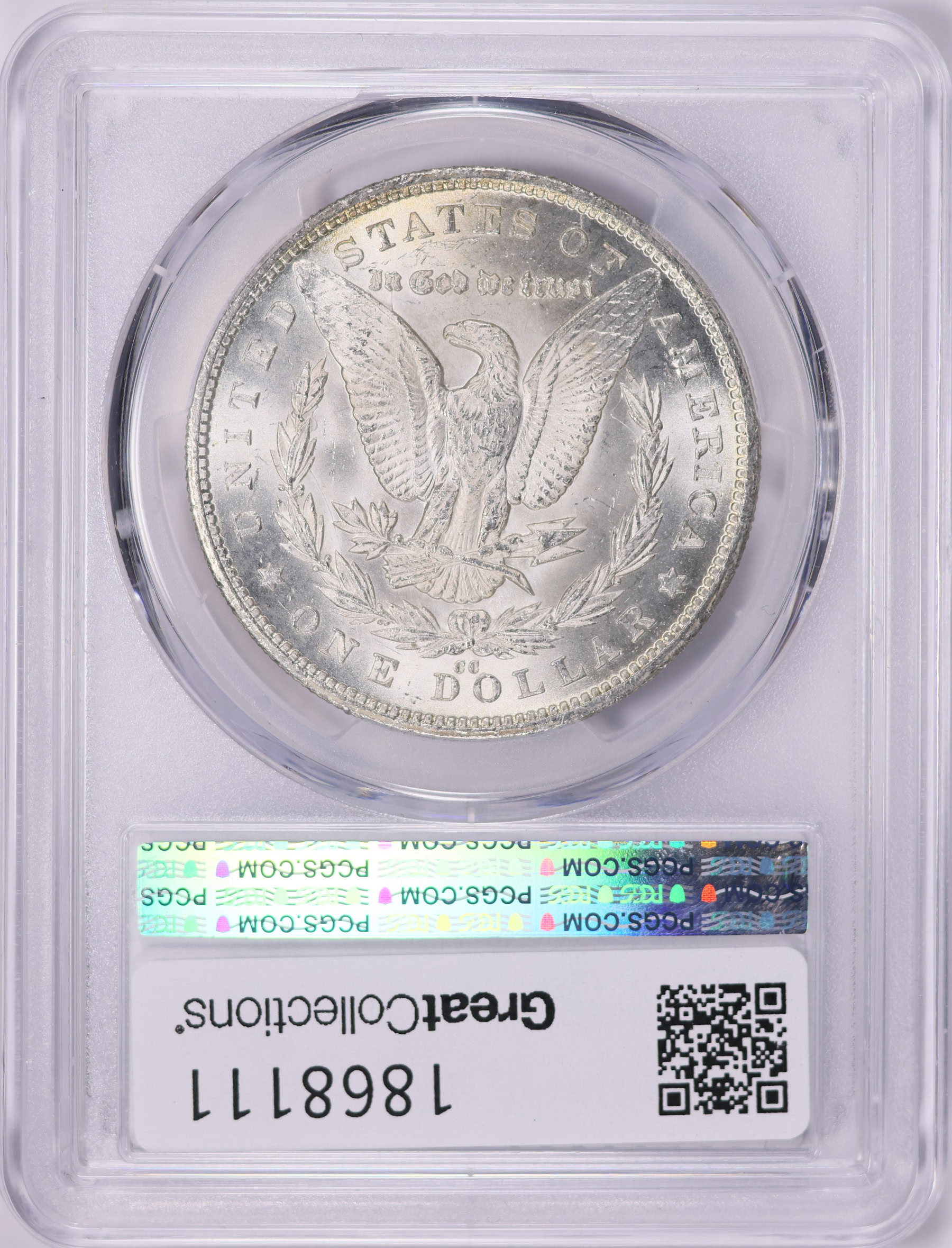 1880-CC Morgan Silver Dollar PCGS MS-63 (Item 1868111) | GreatCollections Coin Auctions