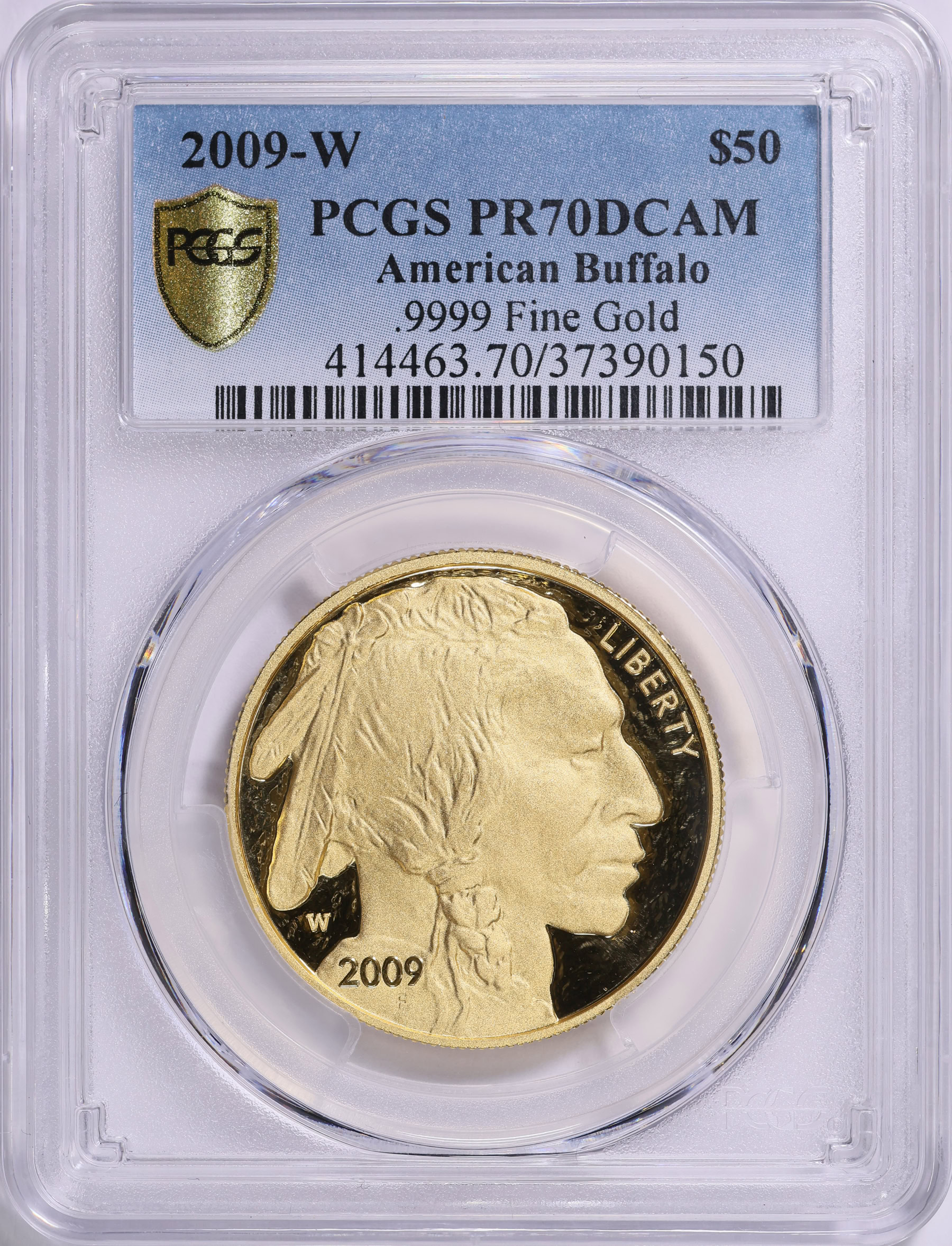2009-W $50 One-Ounce Gold American Buffalo PCGS Proof-70 DCAM (Item 1868160) | GreatCollections ...