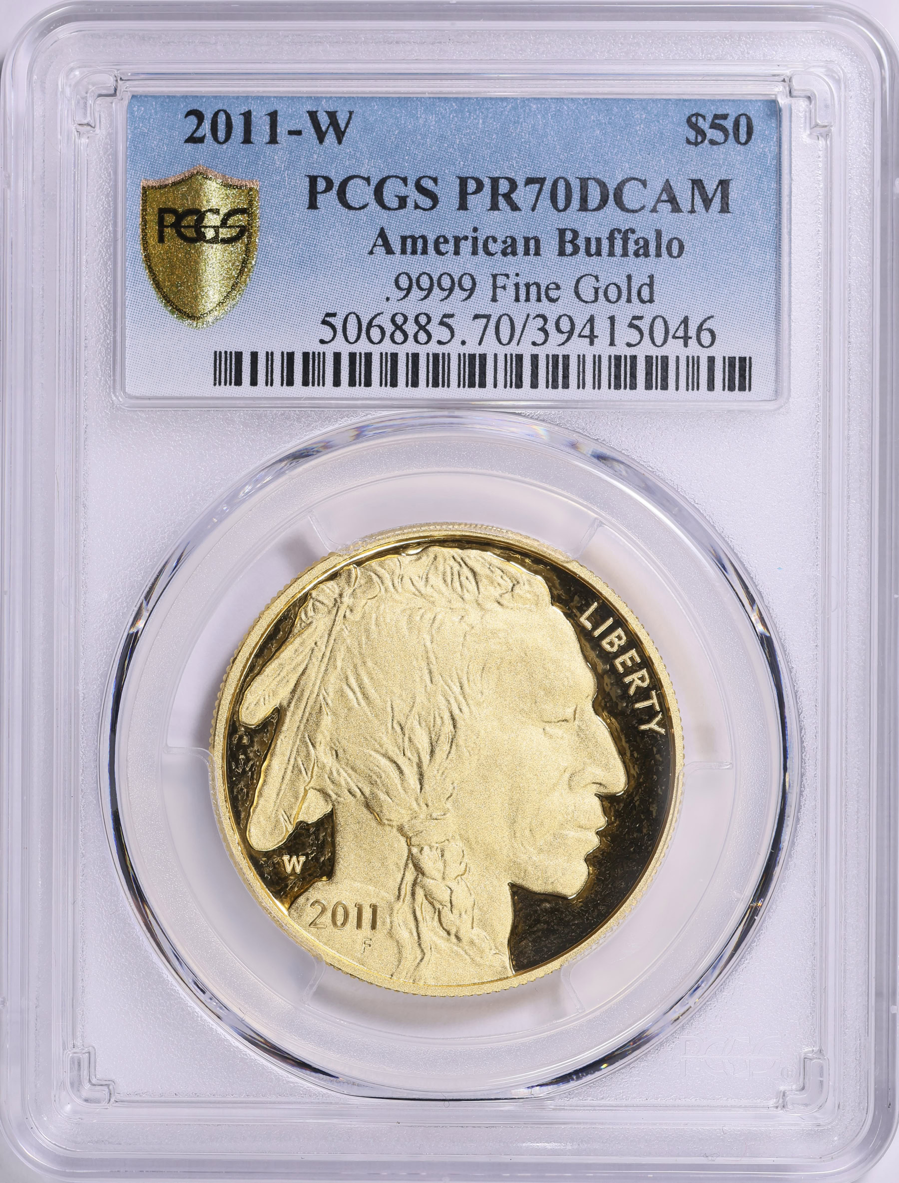 2011-W $50 One-Ounce Gold American Buffalo PCGS Proof-70 DCAM (Item 1868164) | GreatCollections ...