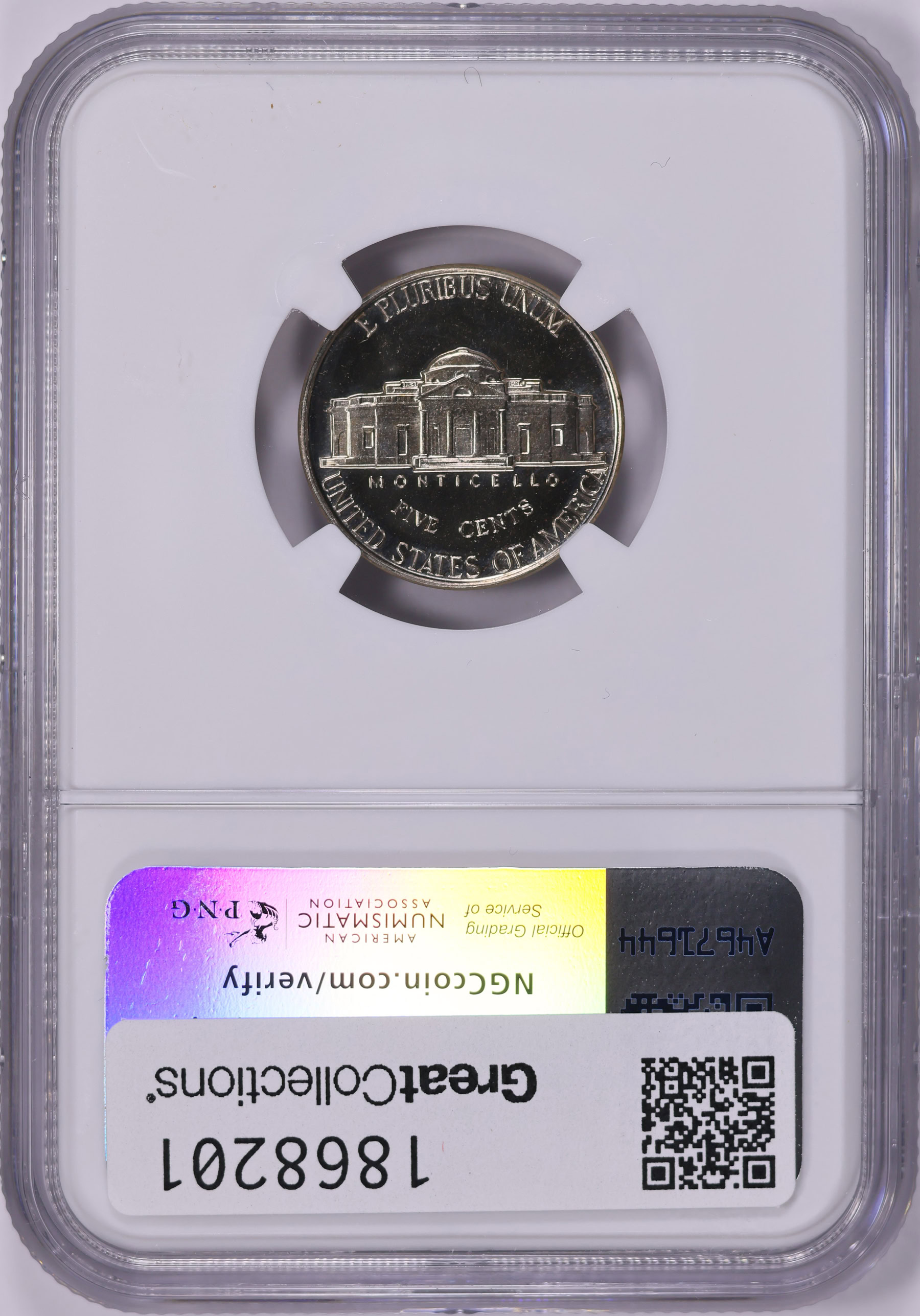 1953 Jefferson Nickel NGC Proof-67 CAMEO (Item 1868201) | GreatCollections Coin Auctions