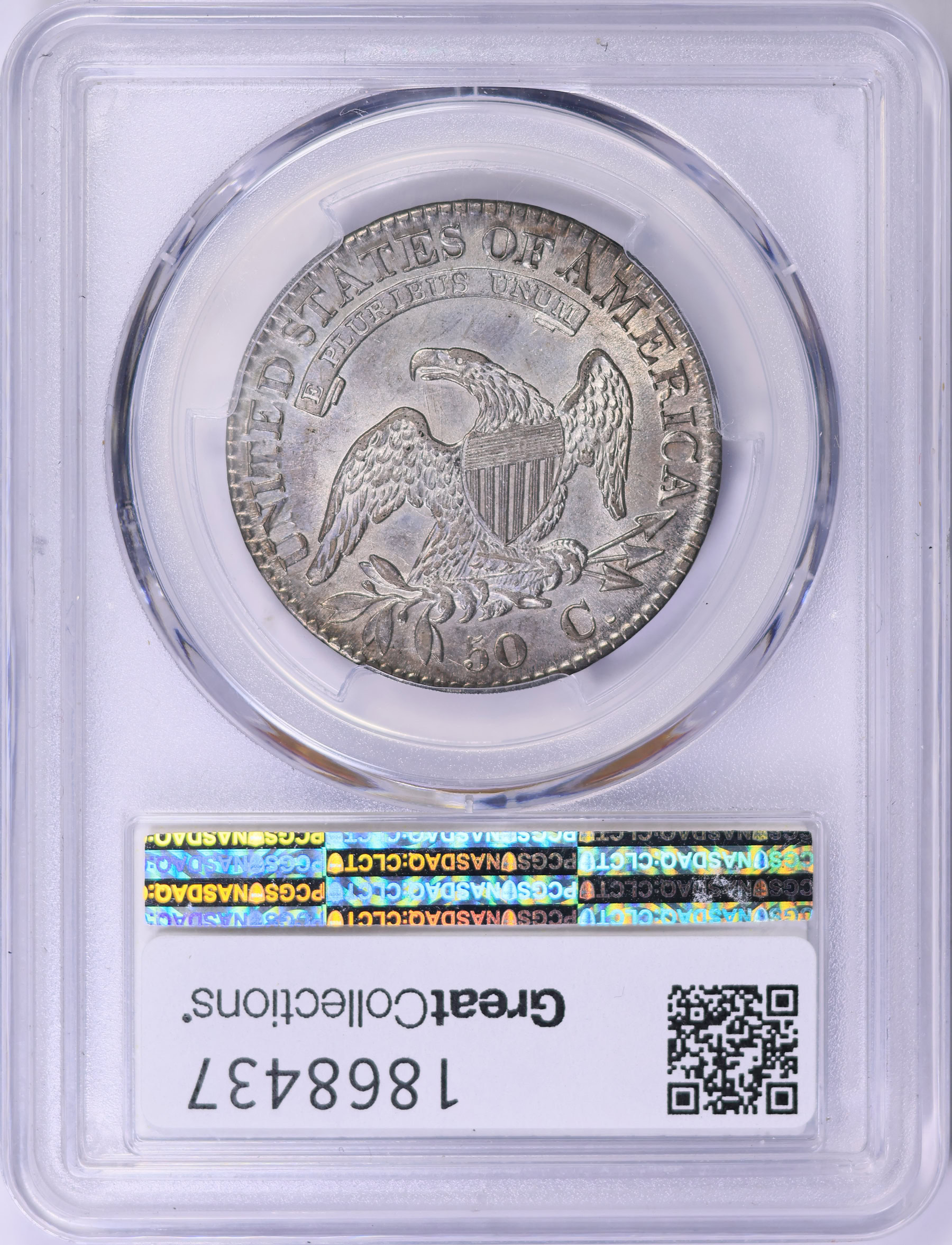 1823 Capped Bust Half Dollar PCGS AU-55 (Toned) (Item 1868437 ...