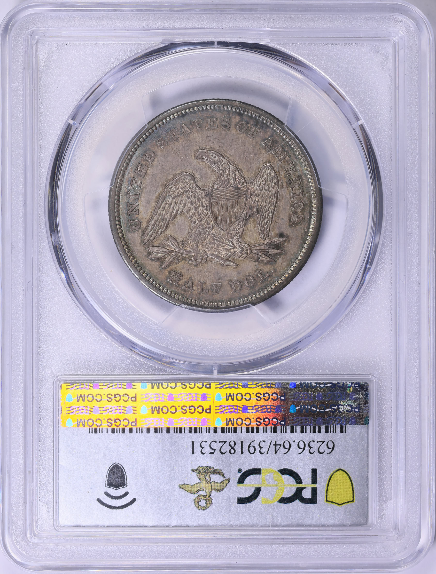 1841 Seated Liberty Half Dollar PCGS MS-64 (Toned) (D.L. Hansen ...