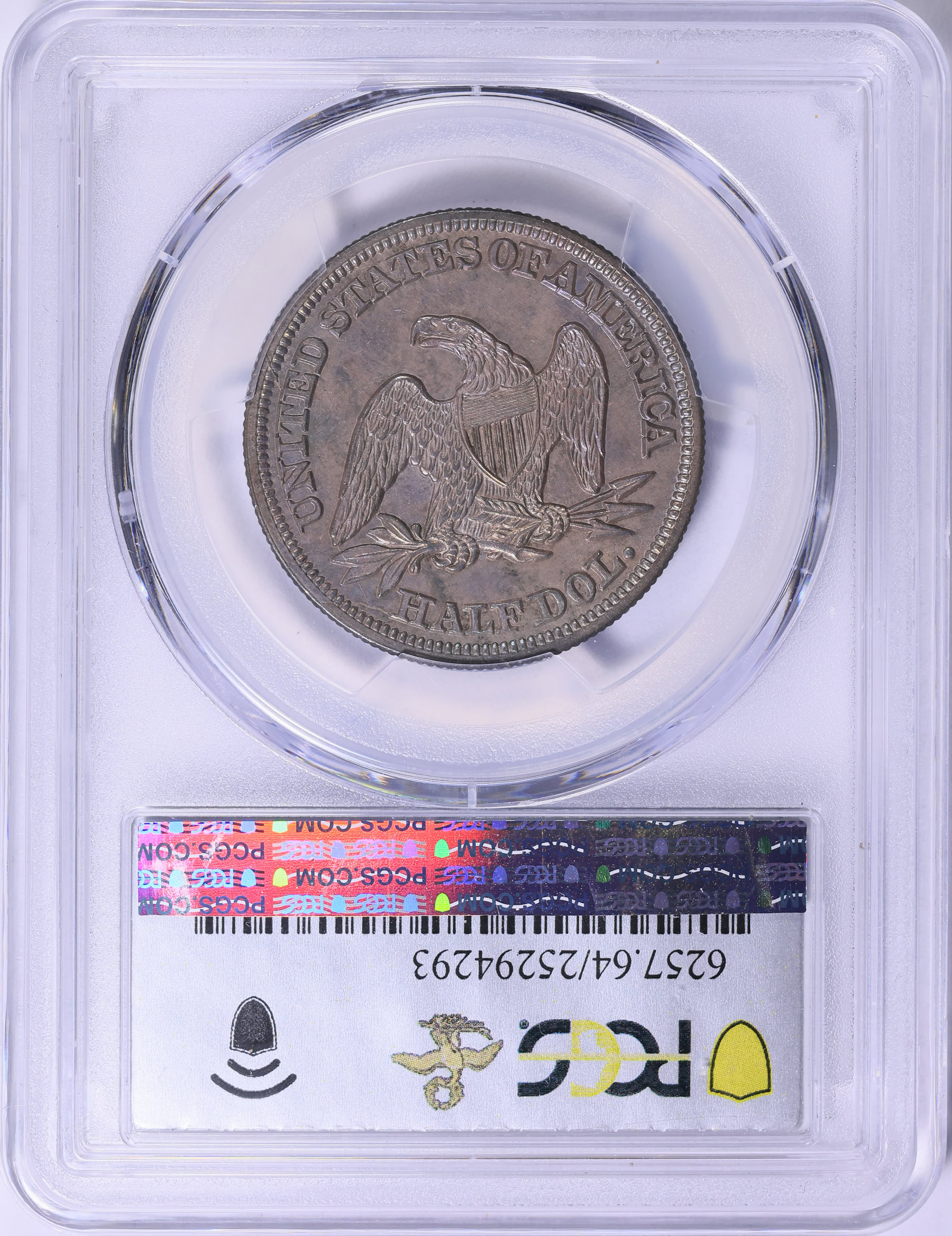 1847 Seated Liberty Half Dollar PCGS MS-64 (Toned) (D.L. Hansen ...
