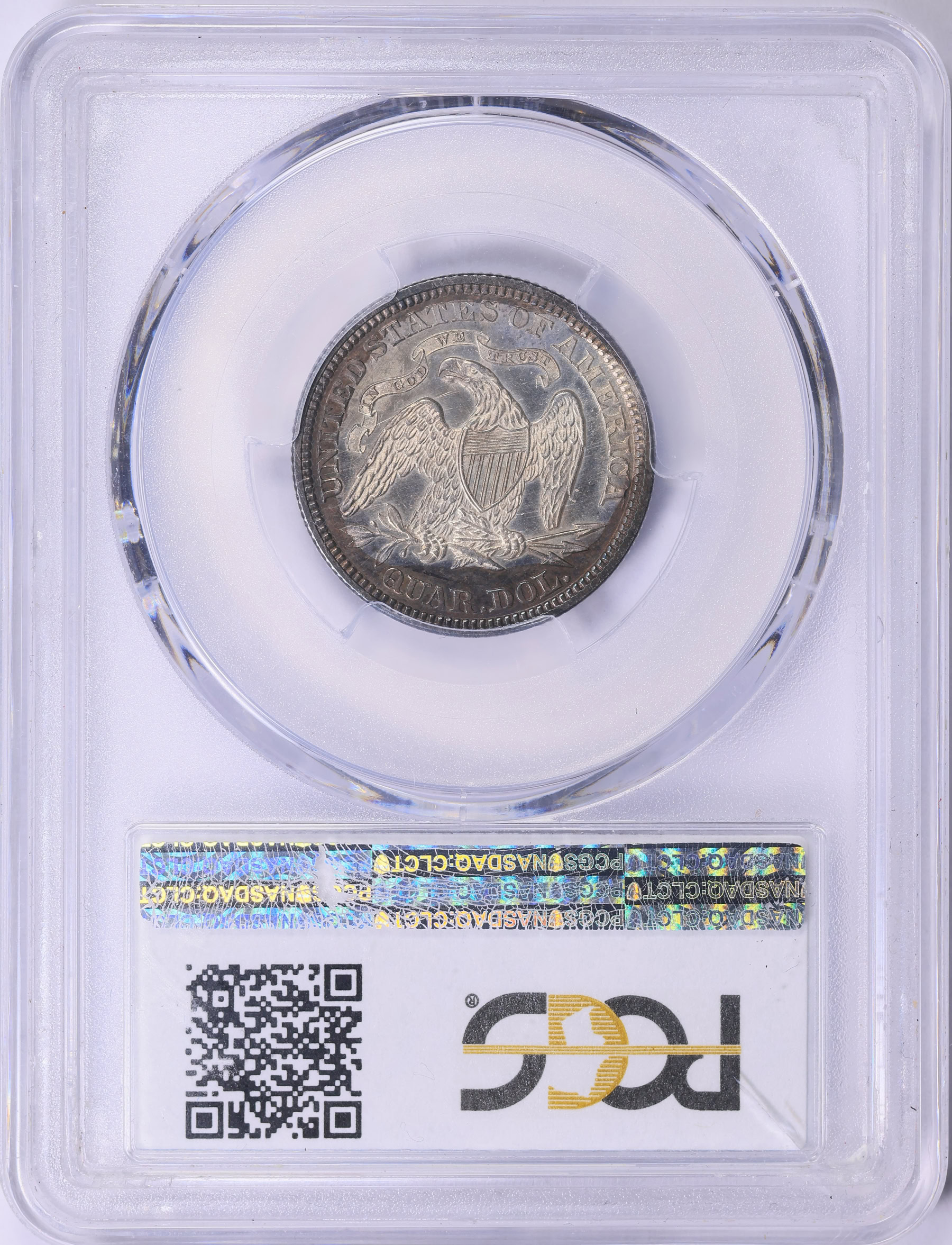 1867 Seated Liberty Quarter PCGS MS-64 (Toned) (Item 1868515 ...