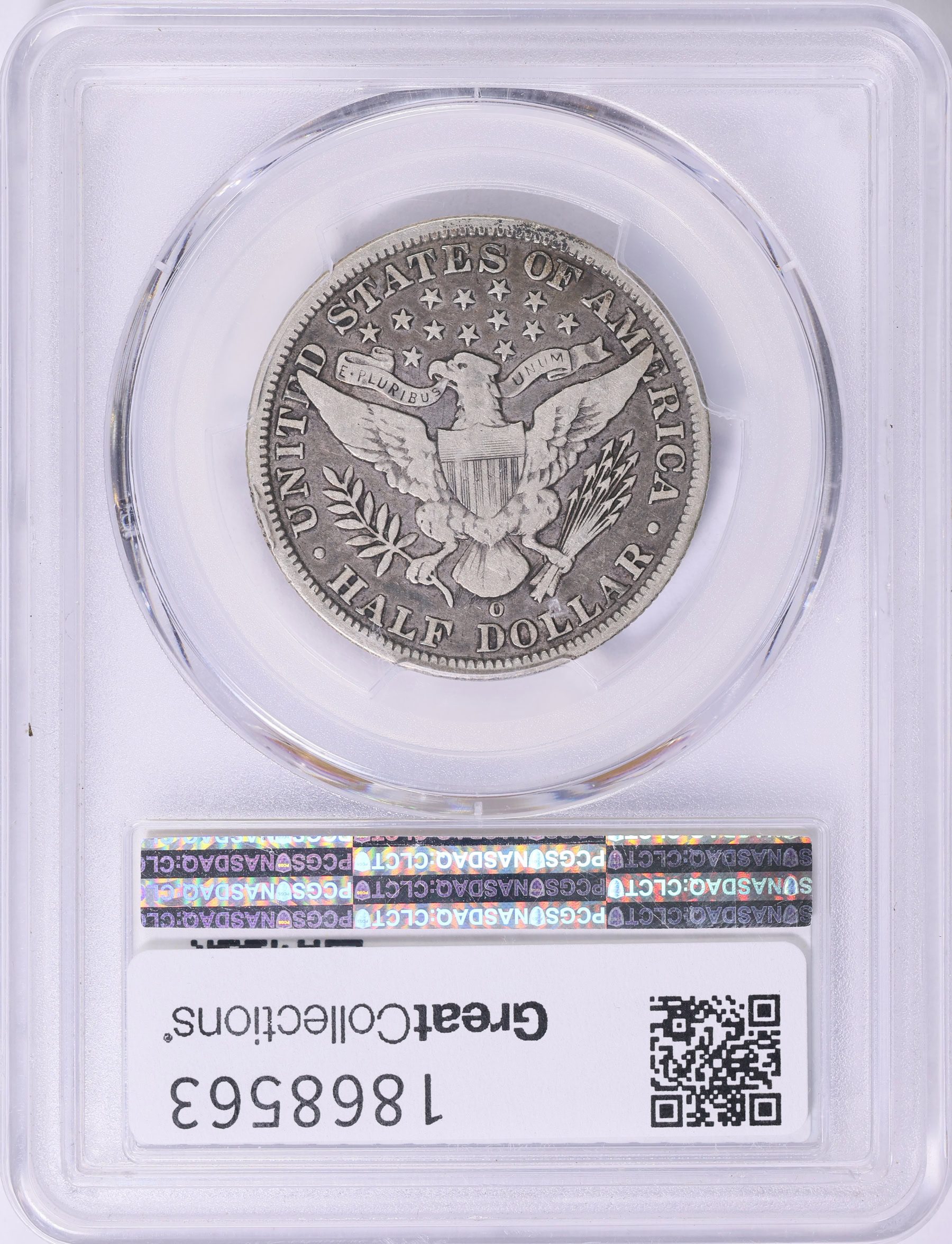 1897-O Barber Half Dollar PCGS F-15 (Toned) (Item 1868563) | GreatCollections Coin Auctions