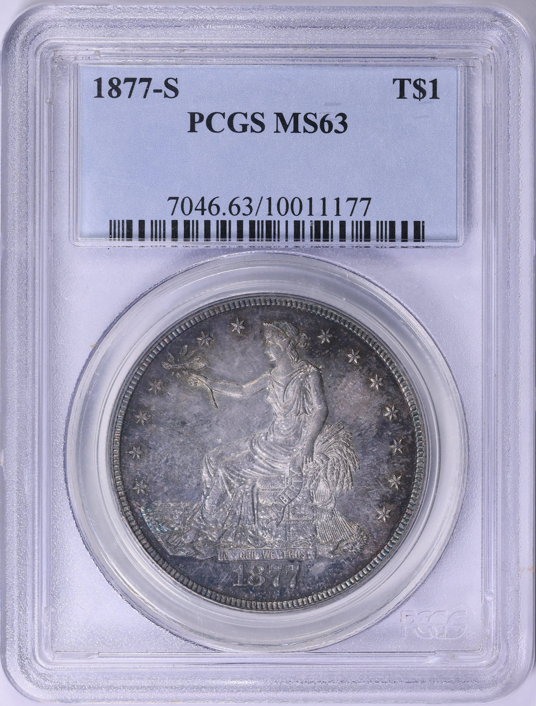 1877-S Trade Silver Dollar PCGS MS-63 (Toned) (Item 1868607 ...