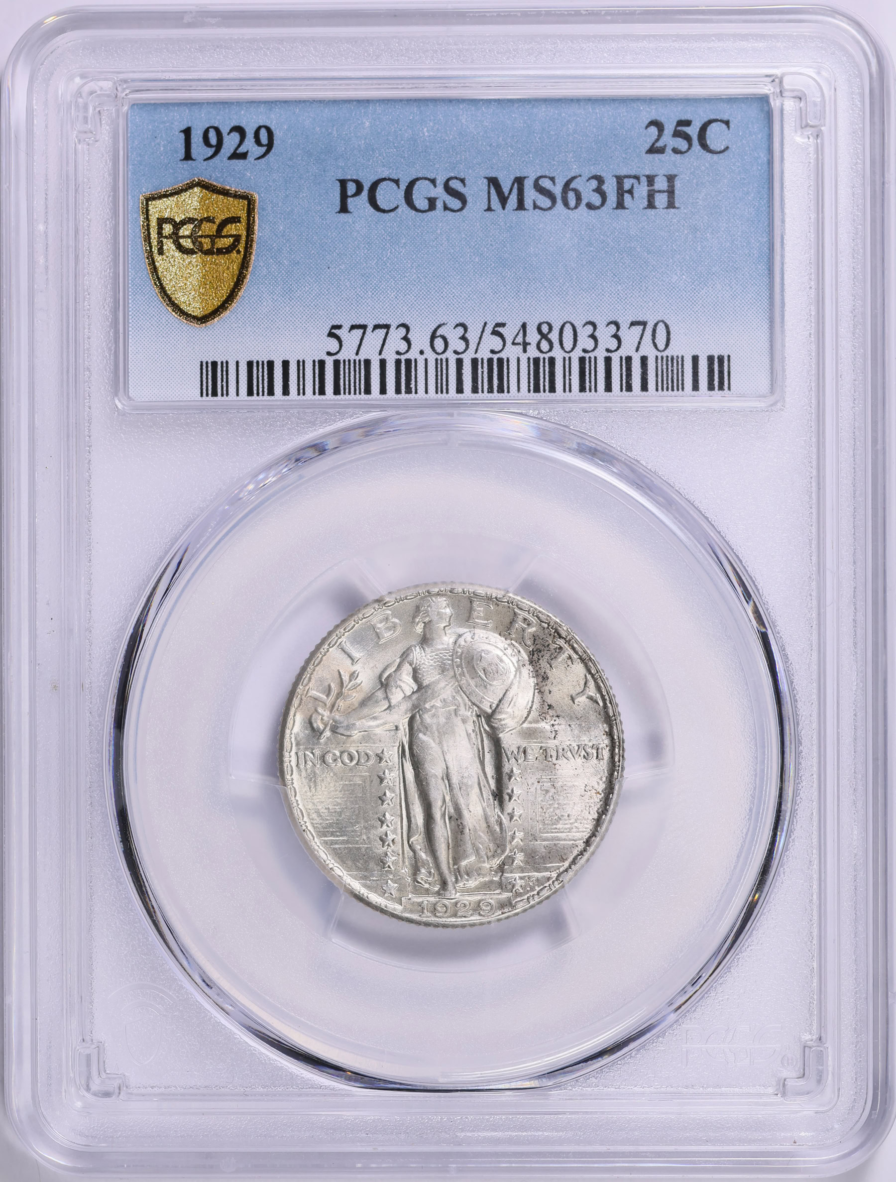 1929 Standing Liberty Quarter PCGS MS-63 FH (Item 1868618 ...
