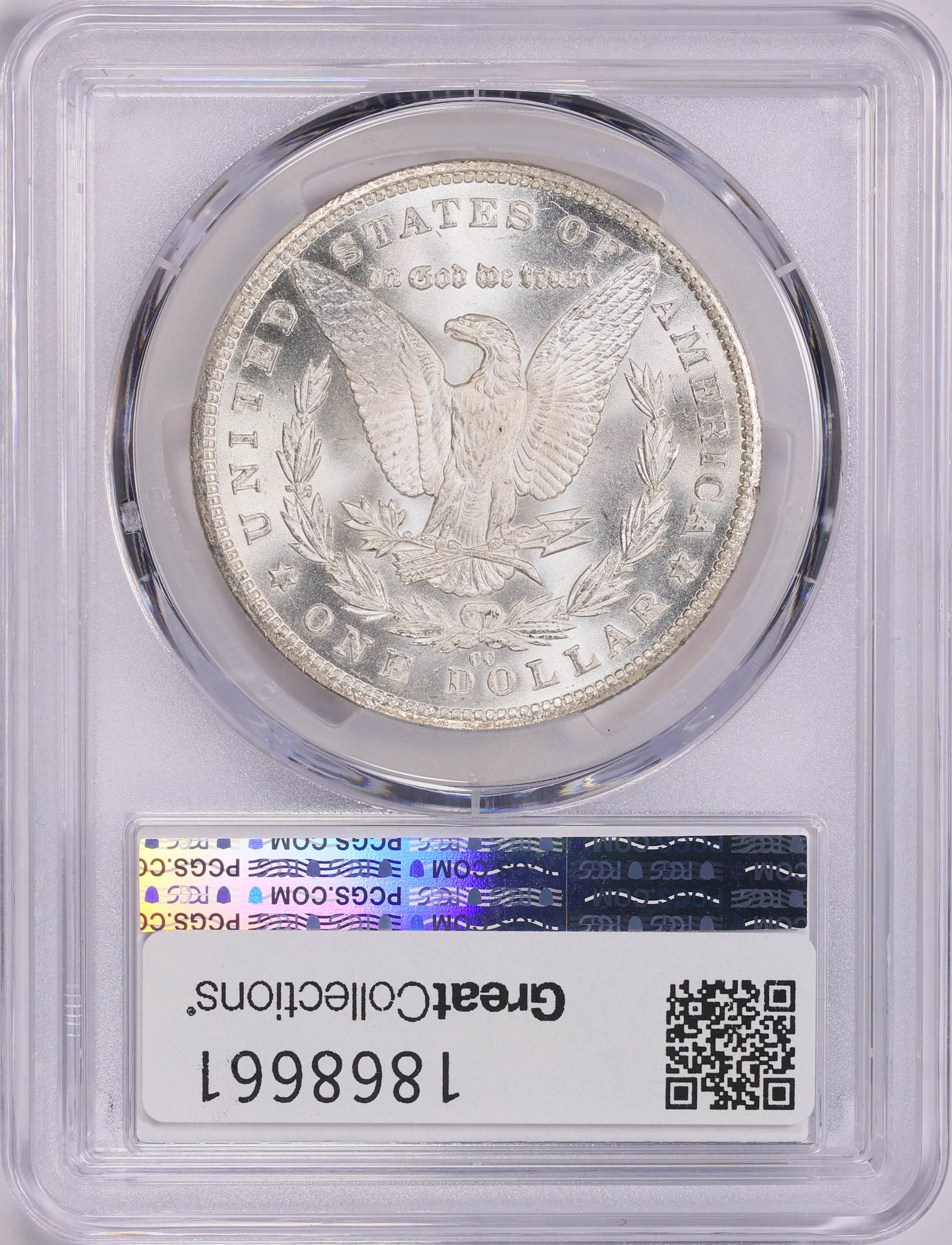 1881-CC Morgan Silver Dollar PCGS MS-66+ (Item 1868661) | GreatCollections Coin Auctions