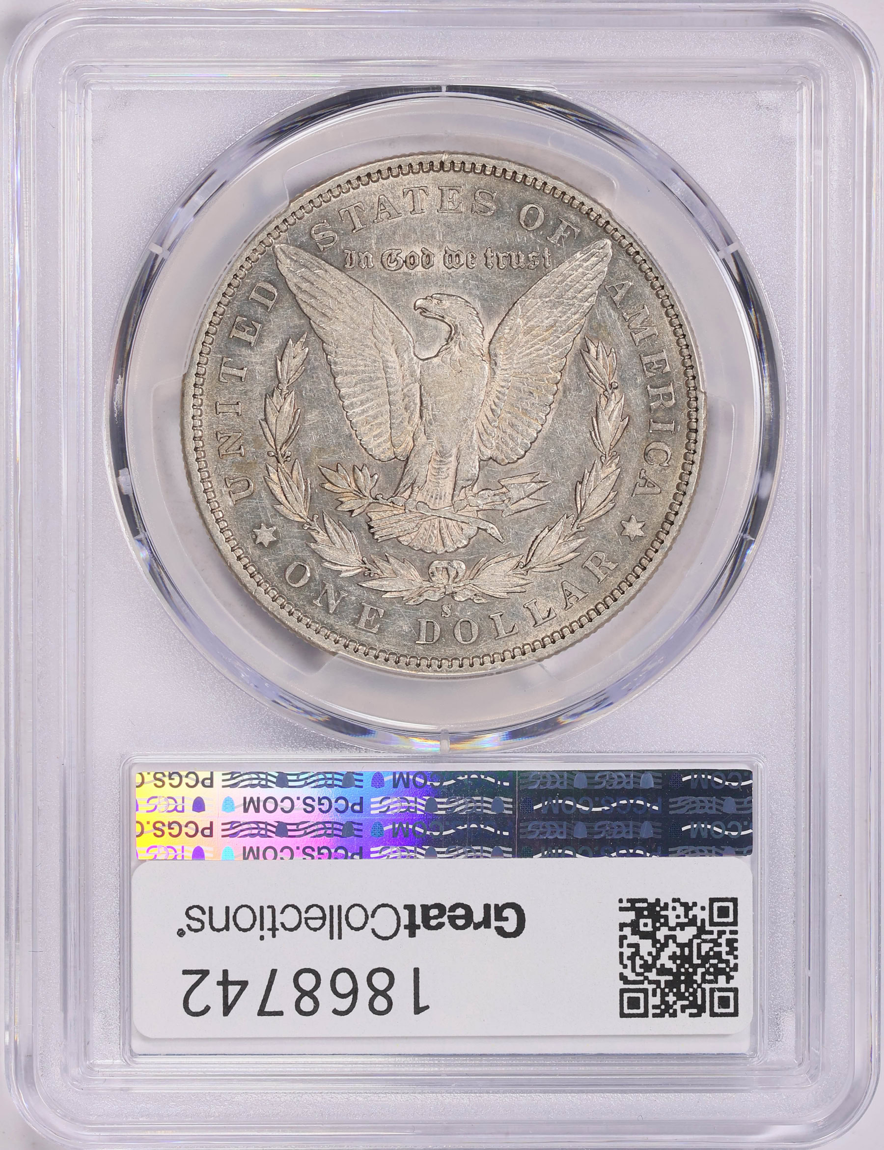 1892-S Morgan Silver Dollar PCGS XF-45 (Item 1868742) | GreatCollections Coin Auctions