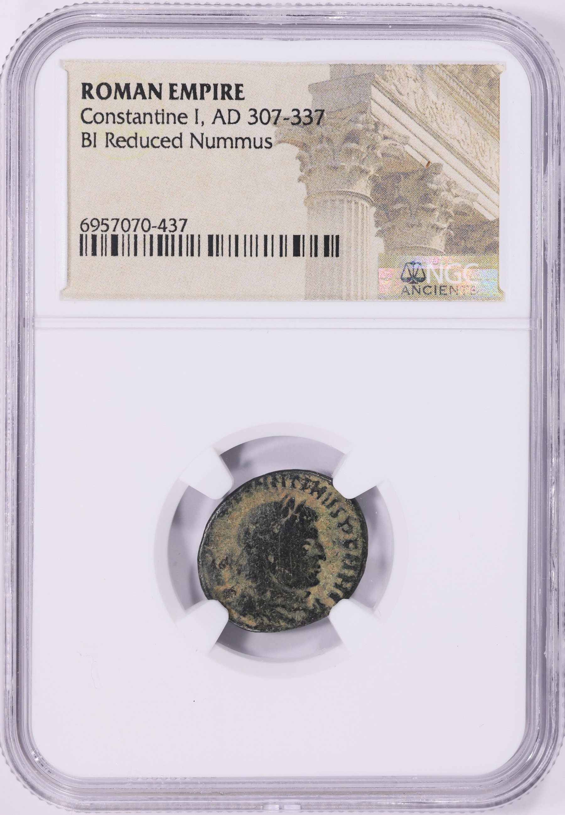 Ancient Roman Empire, Constantine I (A.D. 307-337) BI Reduced Nummus ...