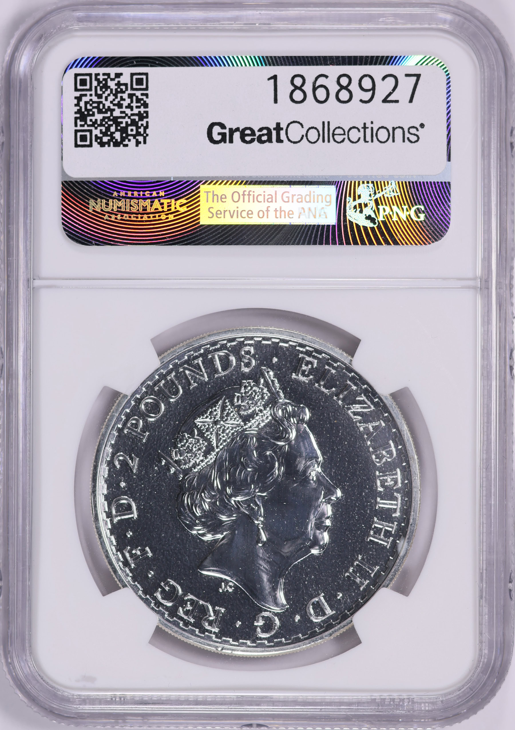 Great Britain 2017 Silver £2 Britannia KM-1508 First Day of Issue NGC ...