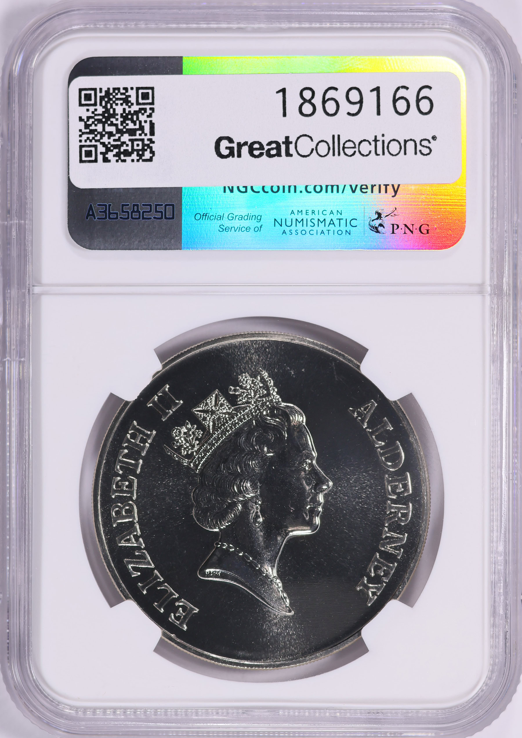 Alderney 1999 £2 Total Eclipse of the Sun KM-18 NGC MS-69 DPL (Item ...