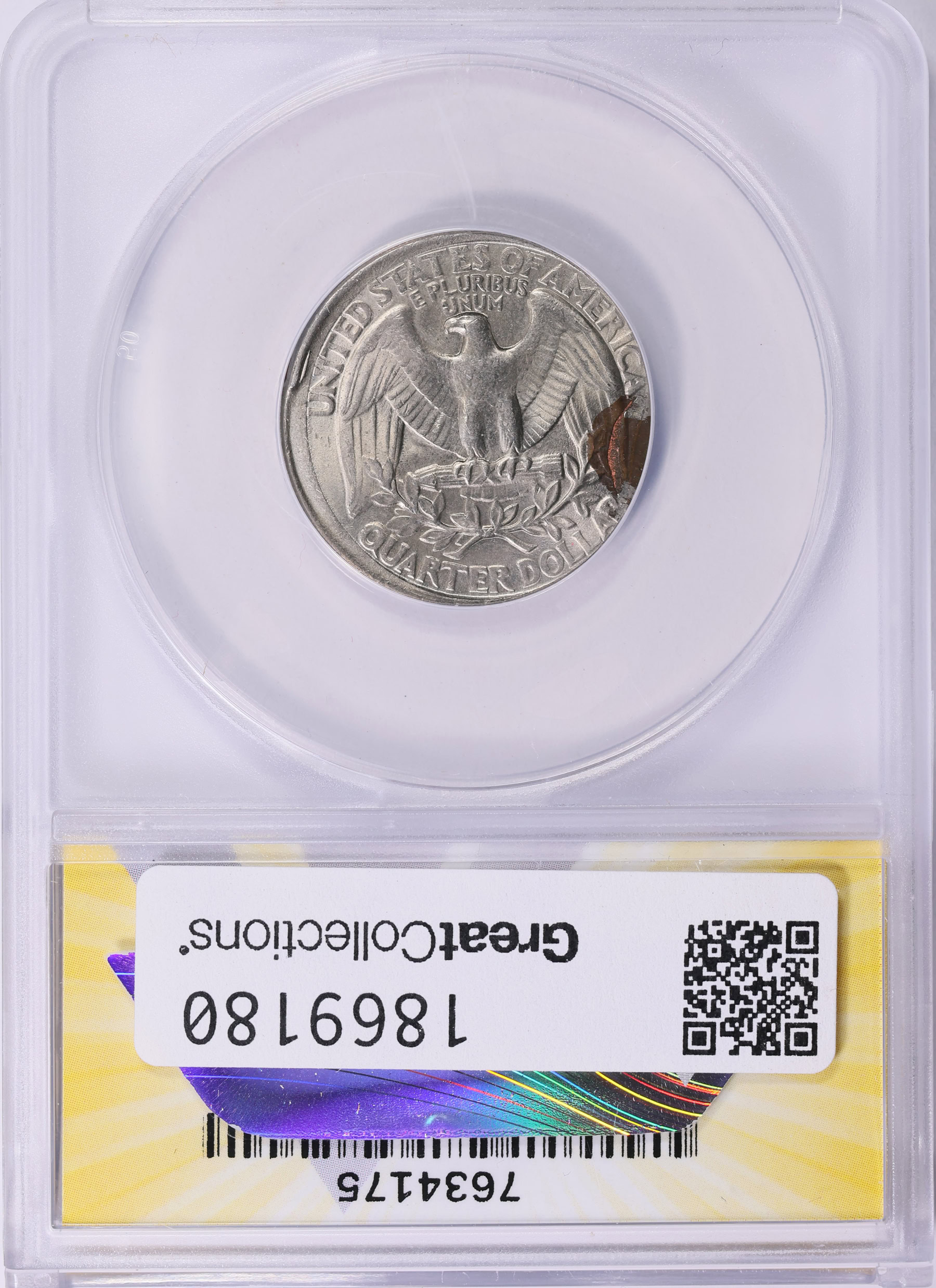 Mint Error 1996-P Washington Quarter 10% Off-Center Clip 5.68g Partial ...