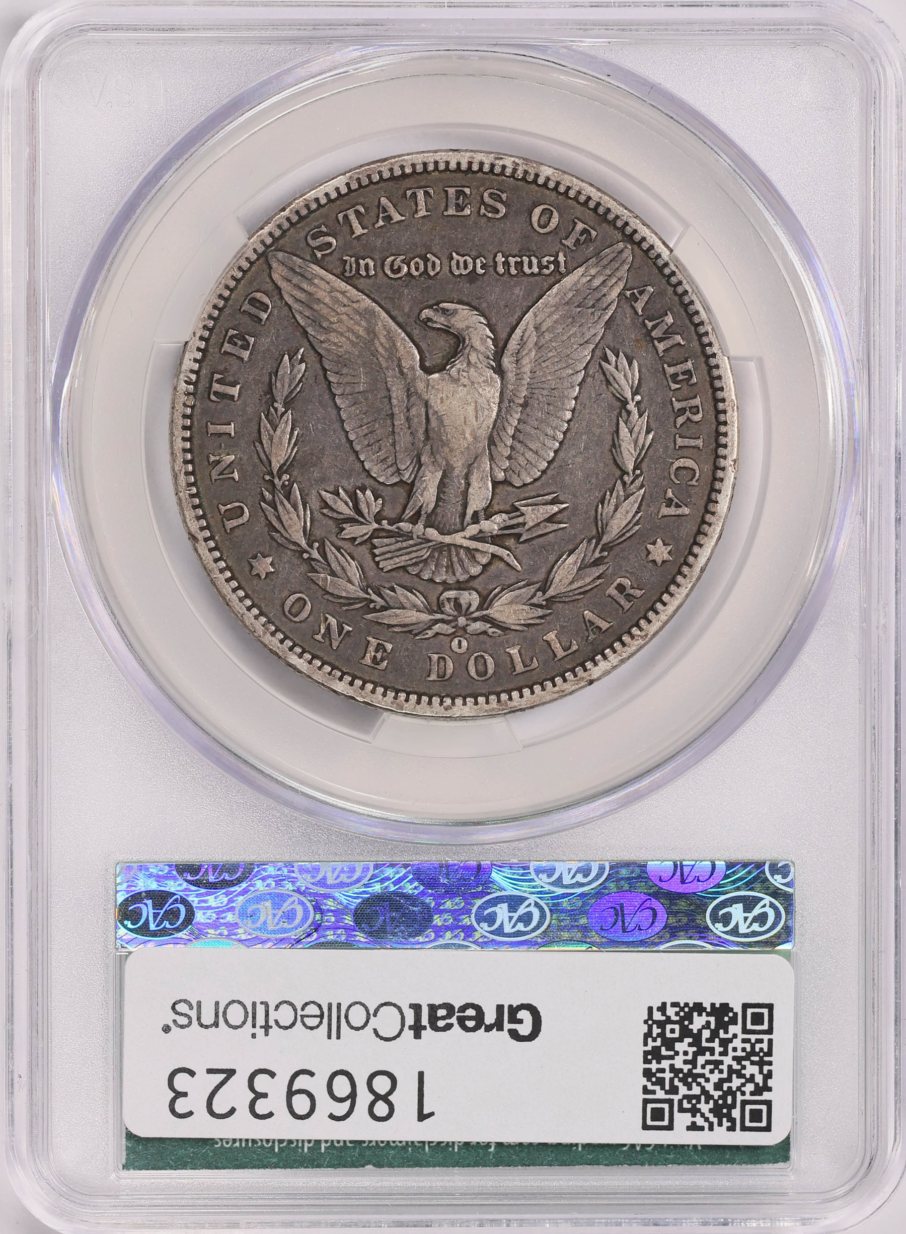 1900-O/CC Morgan Silver Dollar VAM-12 CACG VF-30 (Item 1869323) | GreatCollections Coin Auctions