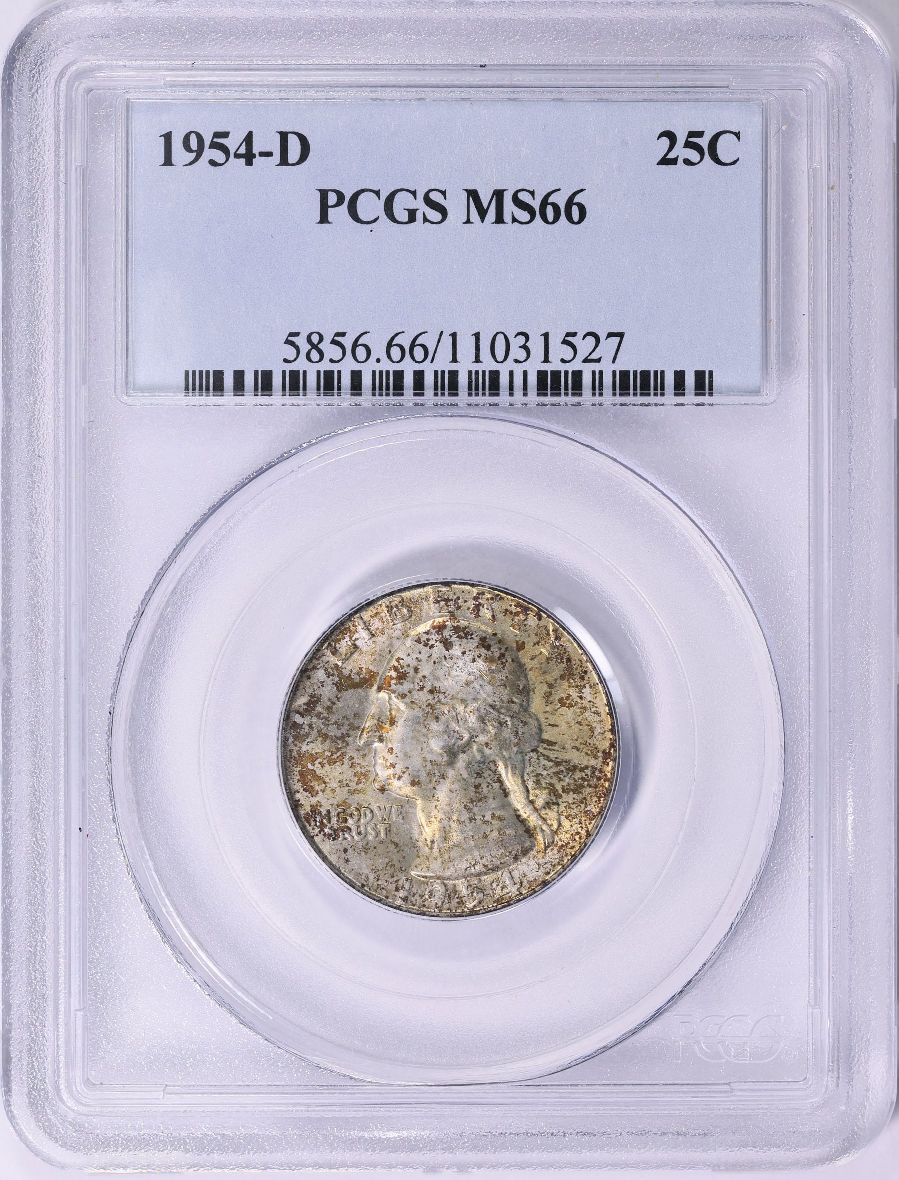 1954-D Washington Quarter PCGS MS-66 (Item 1869380) | GreatCollections Coin Auctions