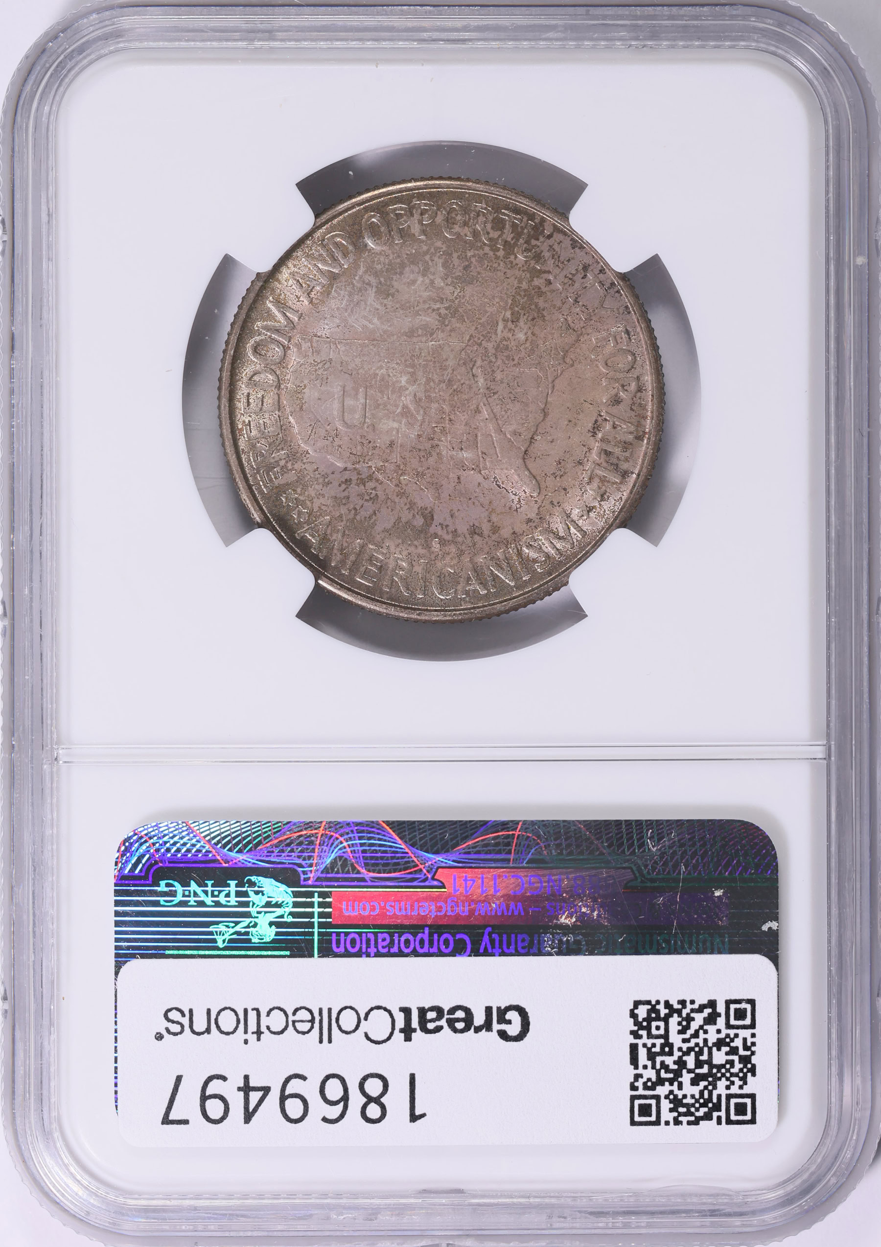 1953-S Carver/Washington Commemorative Half Dollar NGC MS-65 (Toned) (Item 1869497 ...