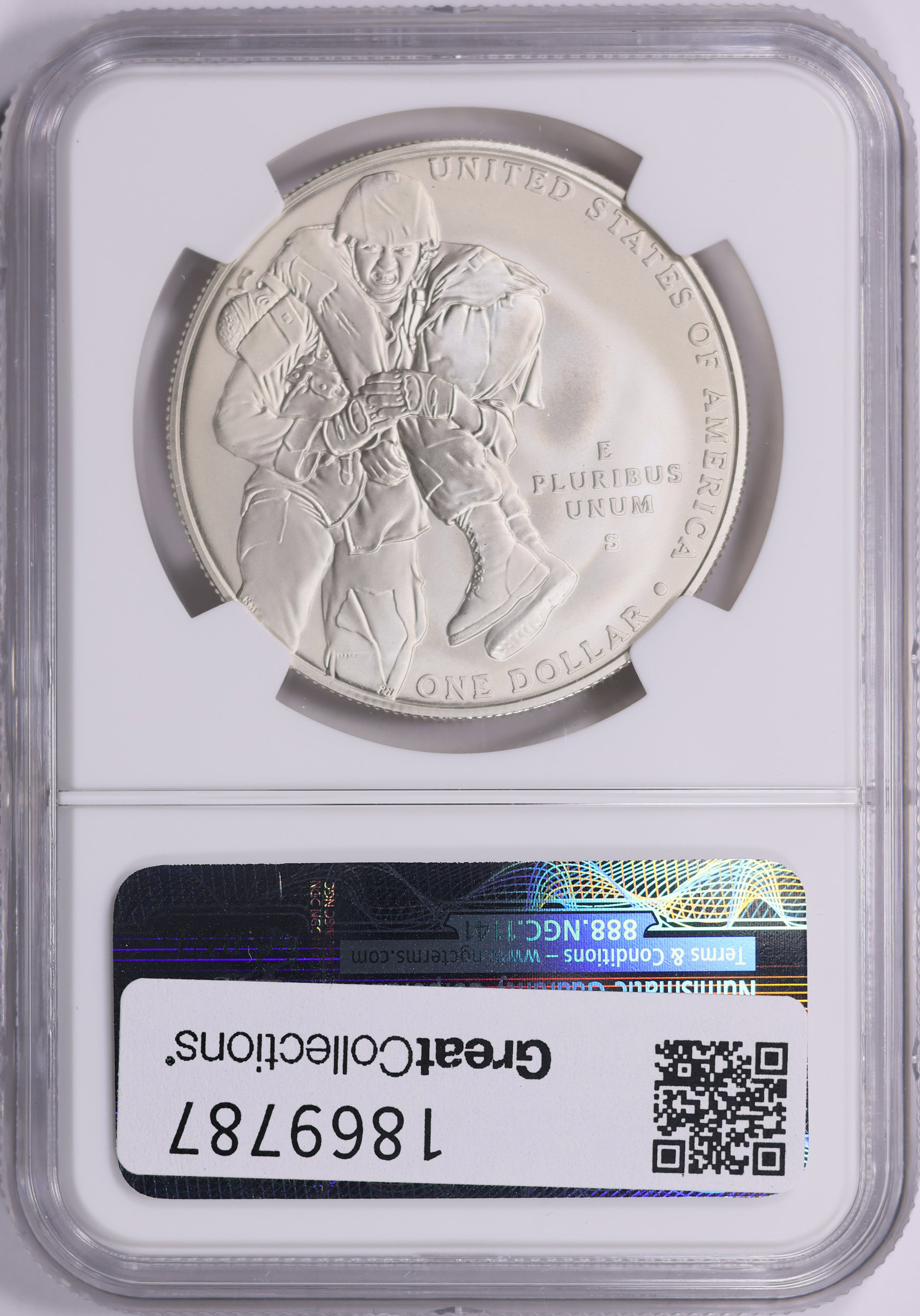 2011-S Medal of Honor Silver Dollar NGC MS-70 (Cameo Label) (Item ...