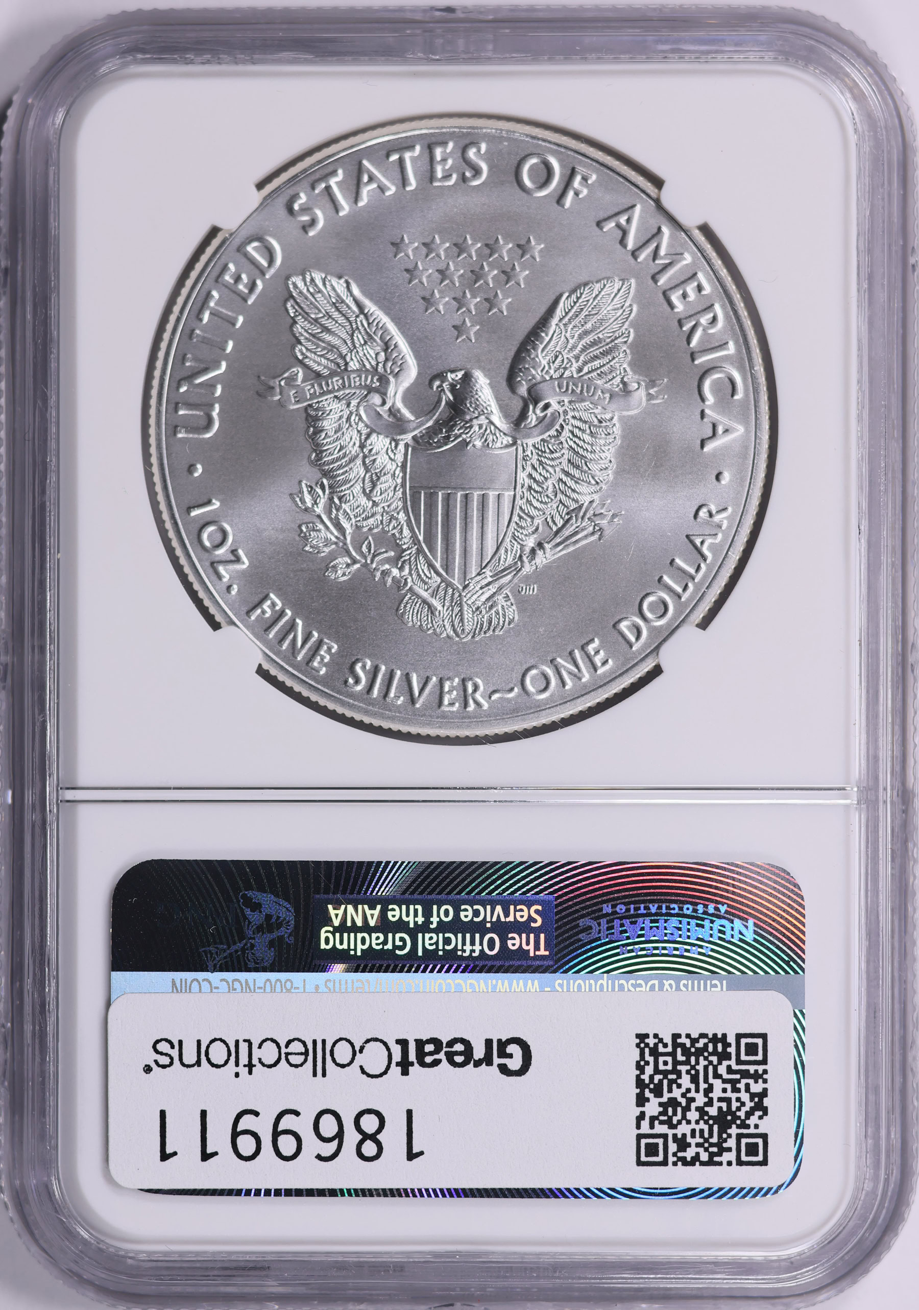 2016 $1 Silver Eagle First Day of Issue 30th Anniversary NGC MS-70 (Item 1869911 ...