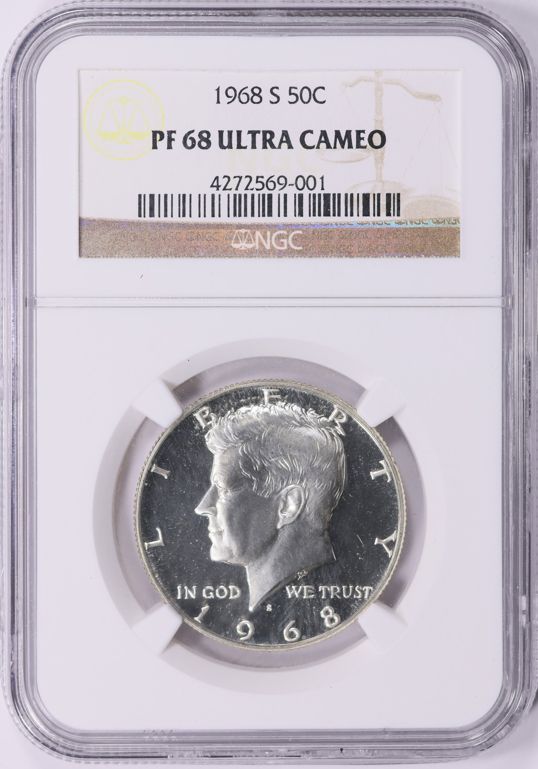 1968-S Kennedy Half Dollar NGC Proof-68 UC (Item 1870231 ...