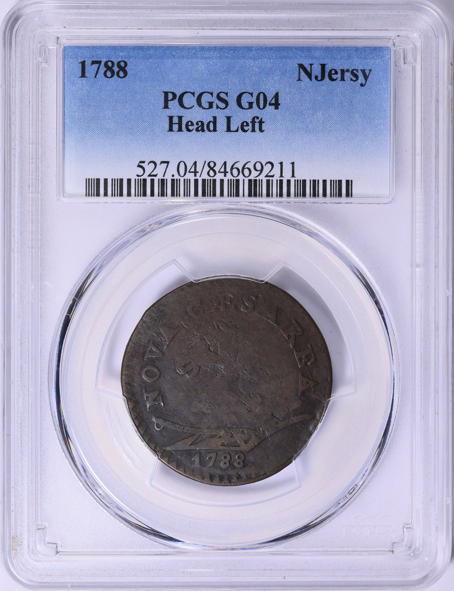 1788 New Jersey Copper Head Left PCGS G-04 (Item 1871227 ...