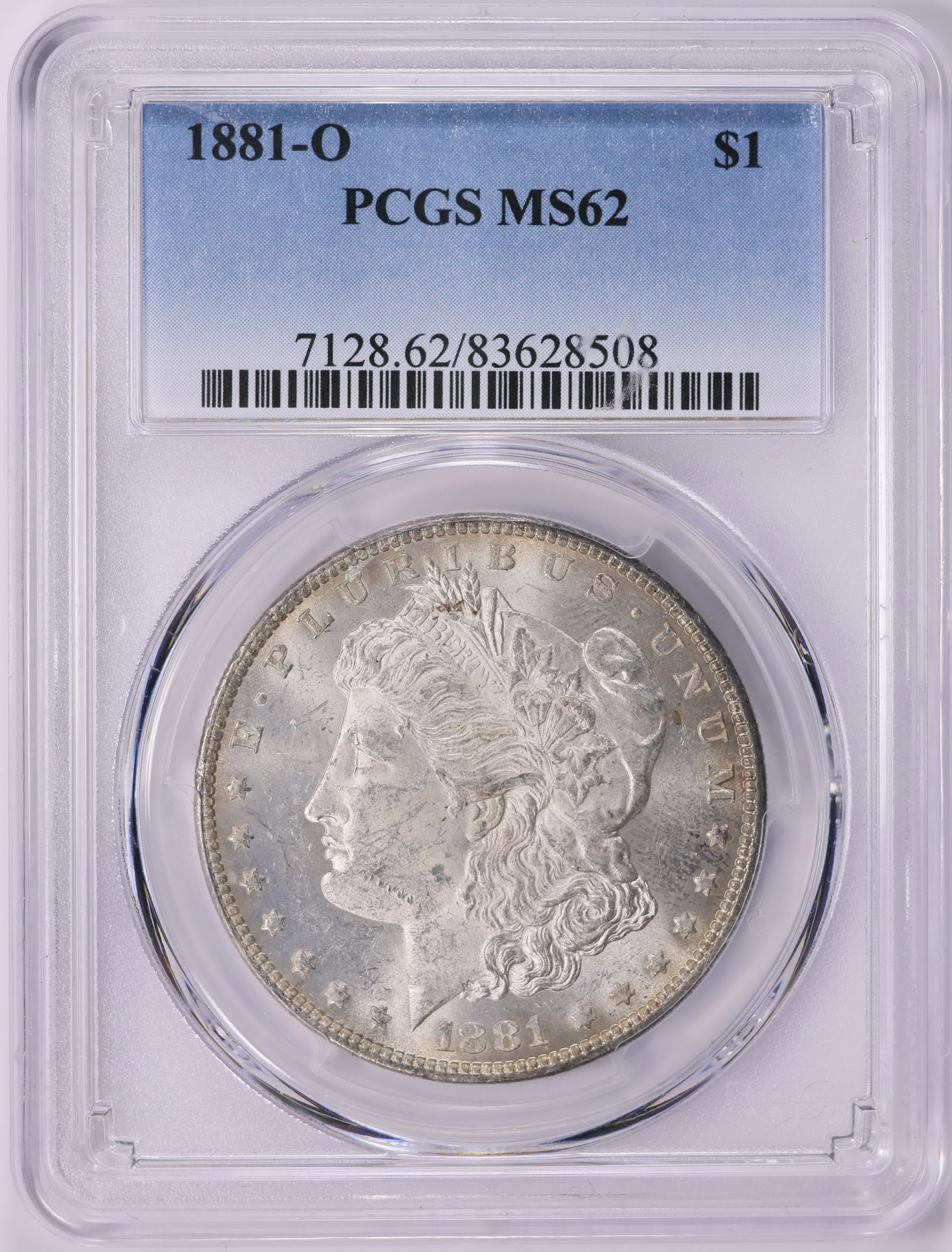 1881-O Morgan Silver Dollar PCGS MS-62 (Toned) (Item 1871452) | GreatCollections Coin Auctions