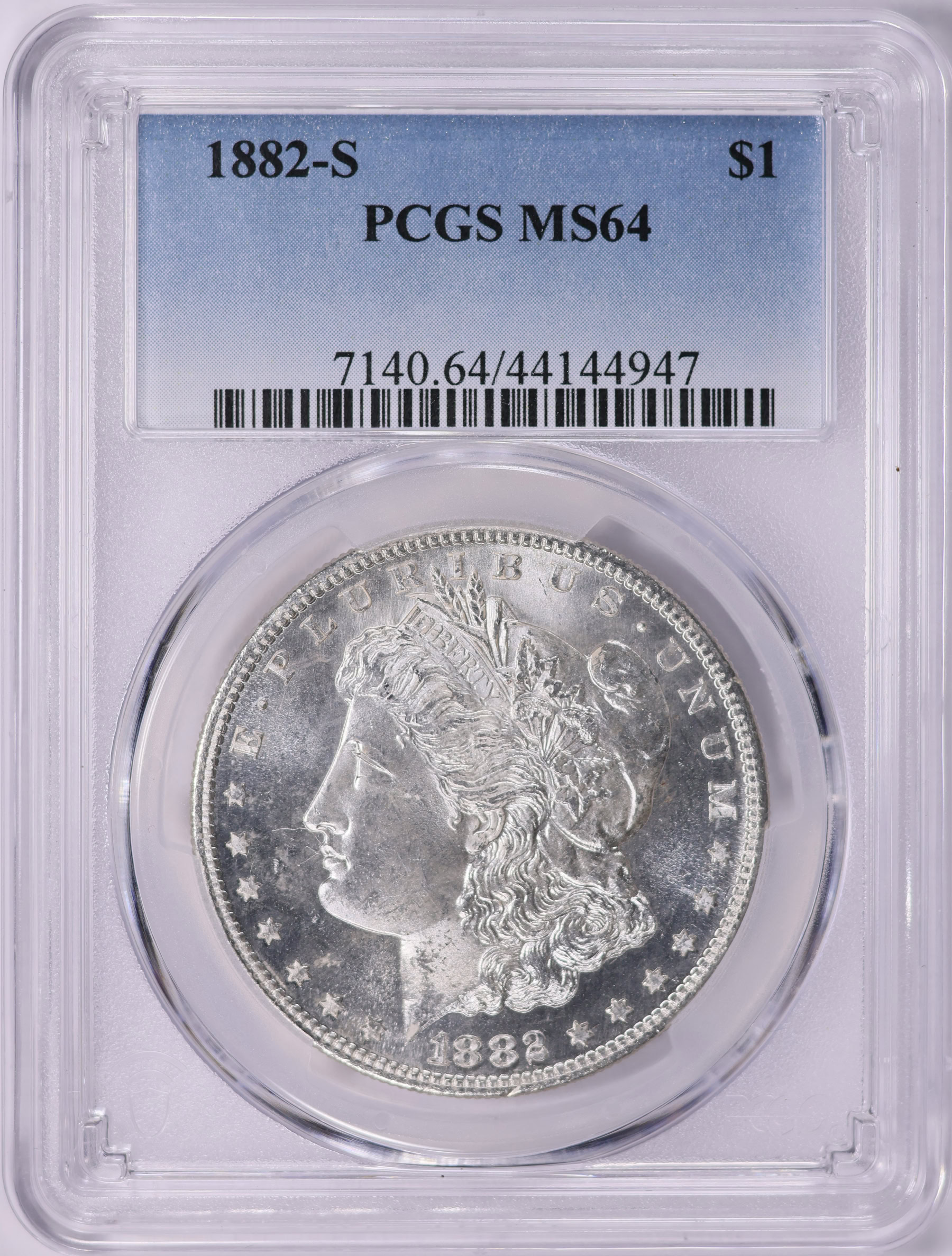 1882-S Morgan Silver Dollar PCGS MS-64 (Item 1871453 ...