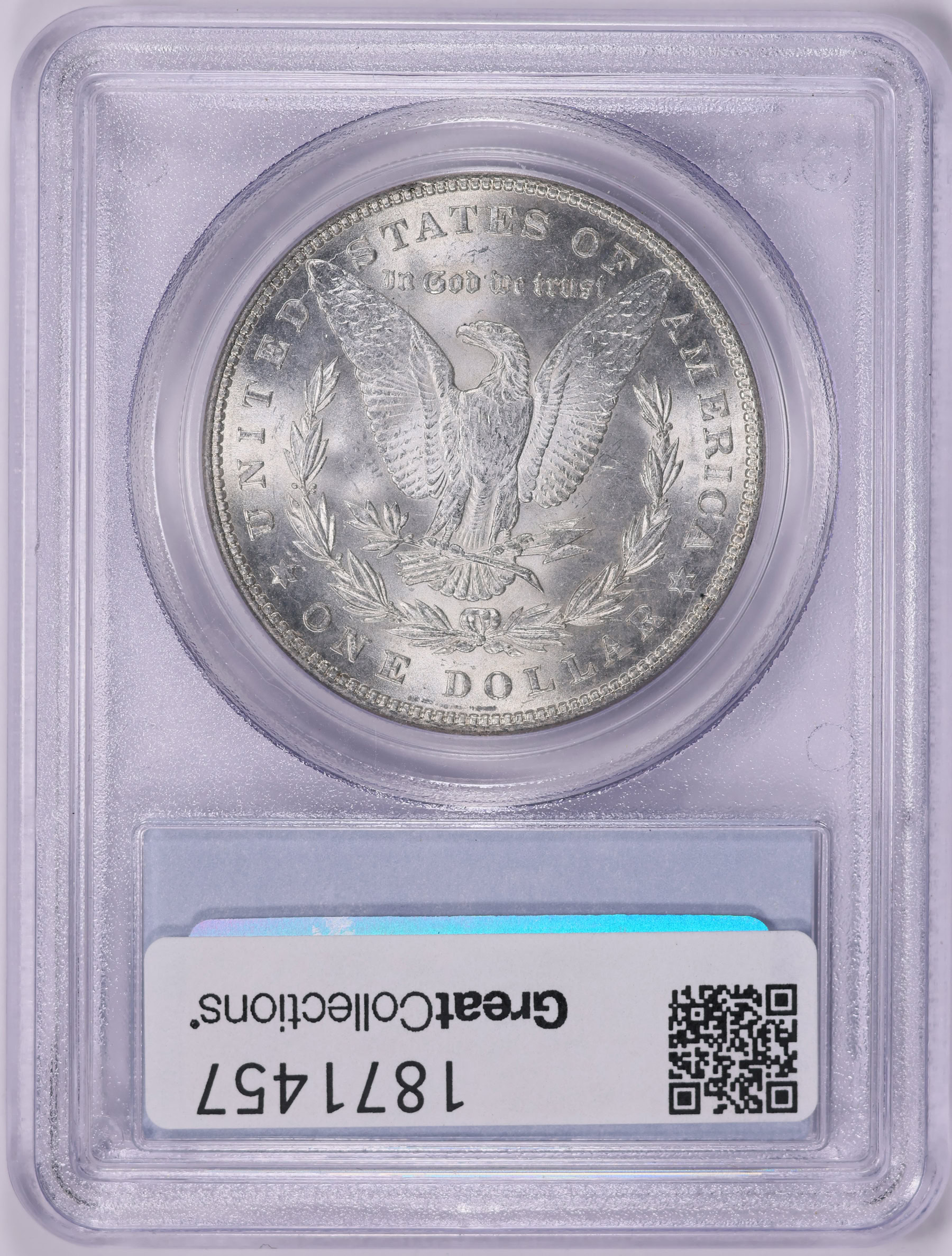1885 Morgan Silver Dollar PCGS MS-63 (Item 1871457) | GreatCollections Coin Auctions