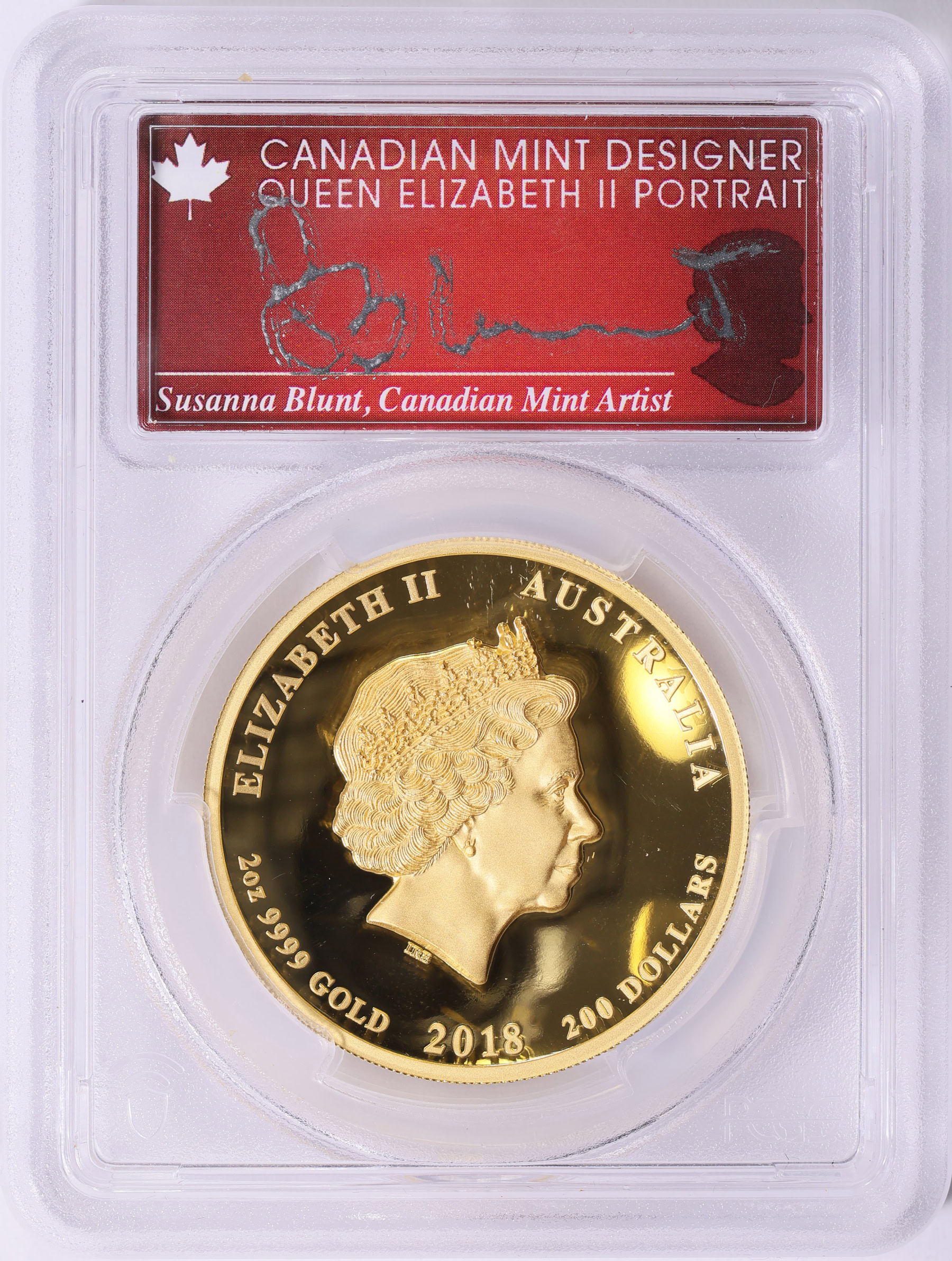 Australia 2018-P Gold $200 End of WWI 100th Anniversary High Relief KM ...