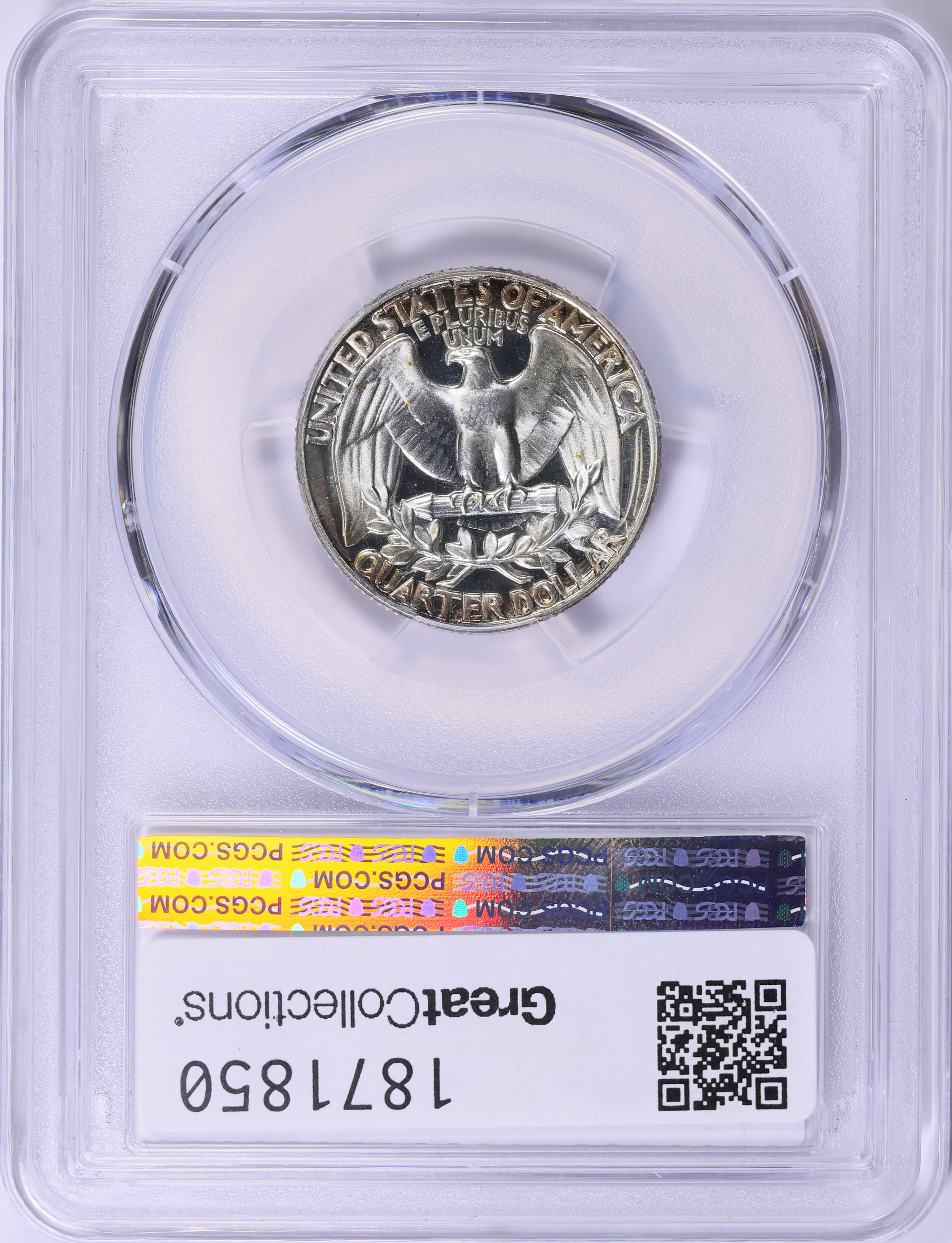1954 Washington Quarter PCGS Proof-66 CAMEO (Toned) (Item 1871850) | GreatCollections Coin Auctions