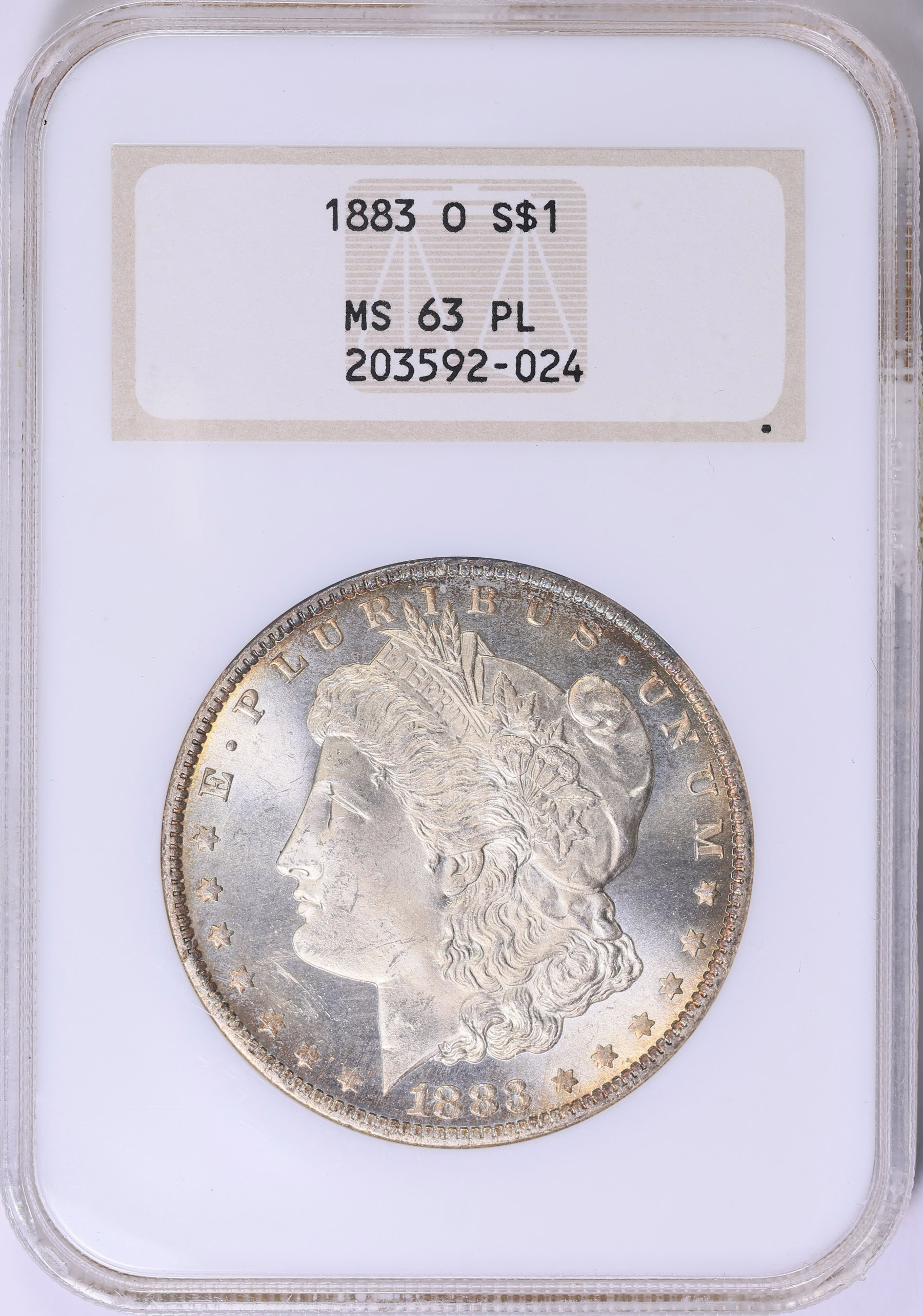 1883-O Morgan Silver Dollar NGC MS-63 PL OH (Toned) (Item 1871858 ...