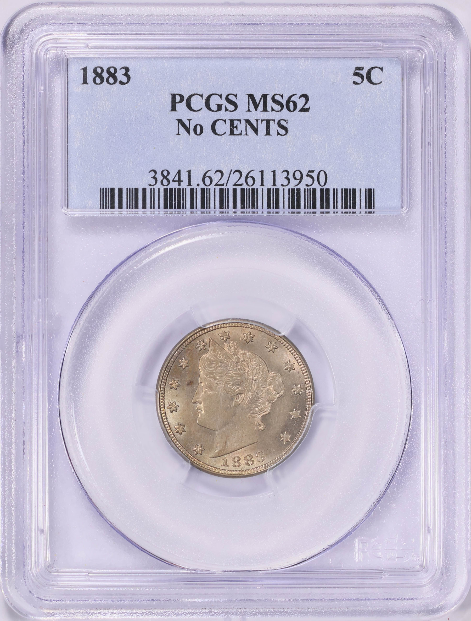 1883 Liberty Nickel No CENTS PCGS MS-62 (Item 1872000 ...