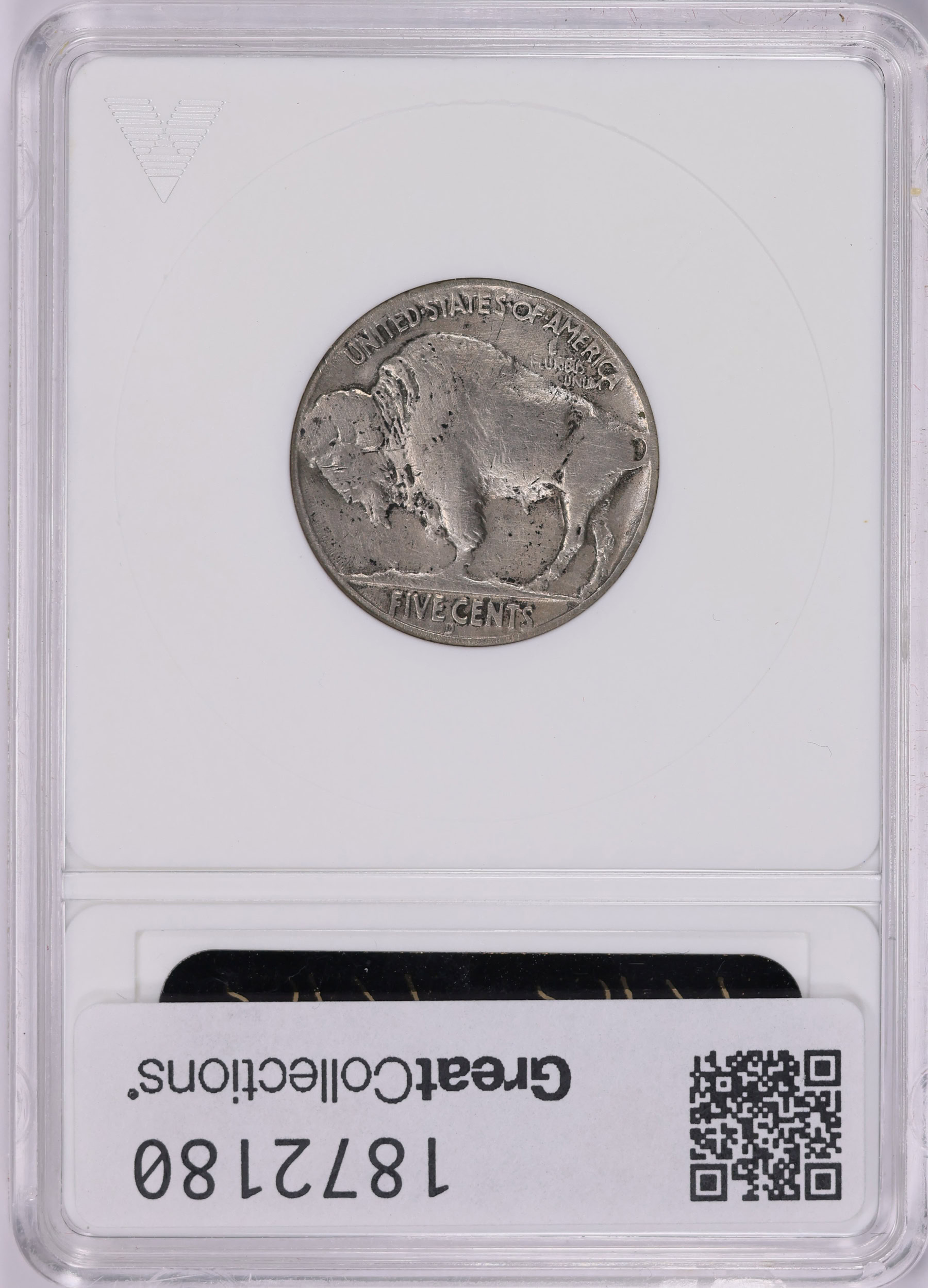1937-D Buffalo Nickel 3 Legs ANACS F-12 Details OH (Item 1872180) | GreatCollections Coin Auctions