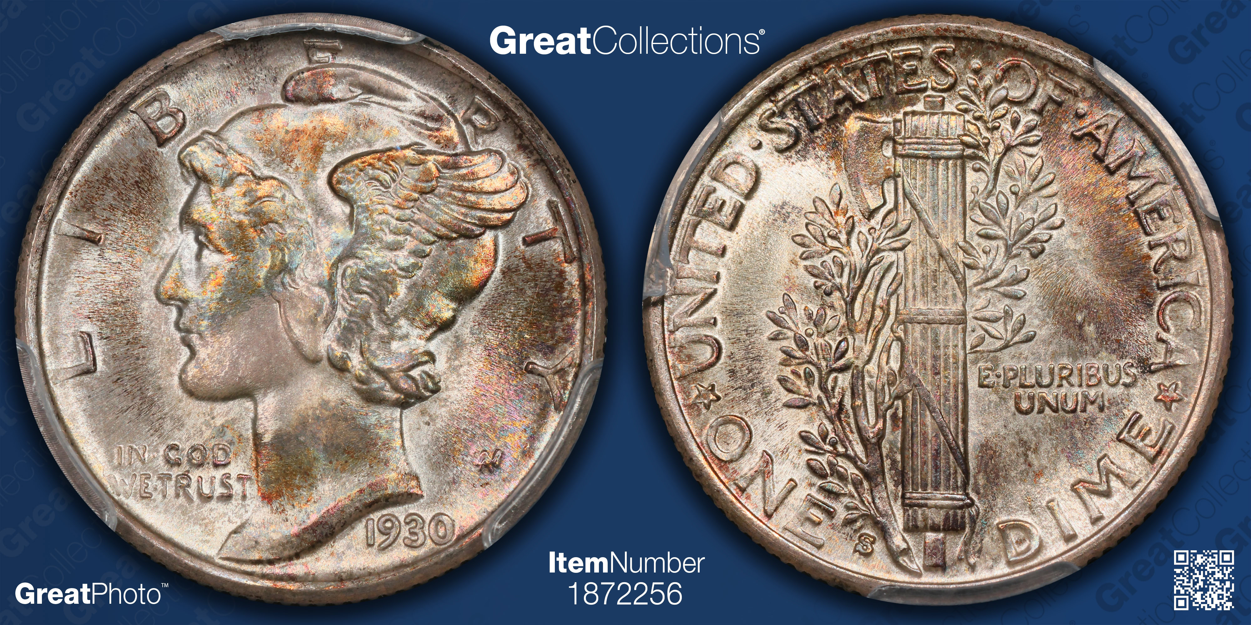 1930-S Mercury Dime PCGS MS-67 (CAC Green) (Item 1872256 ...