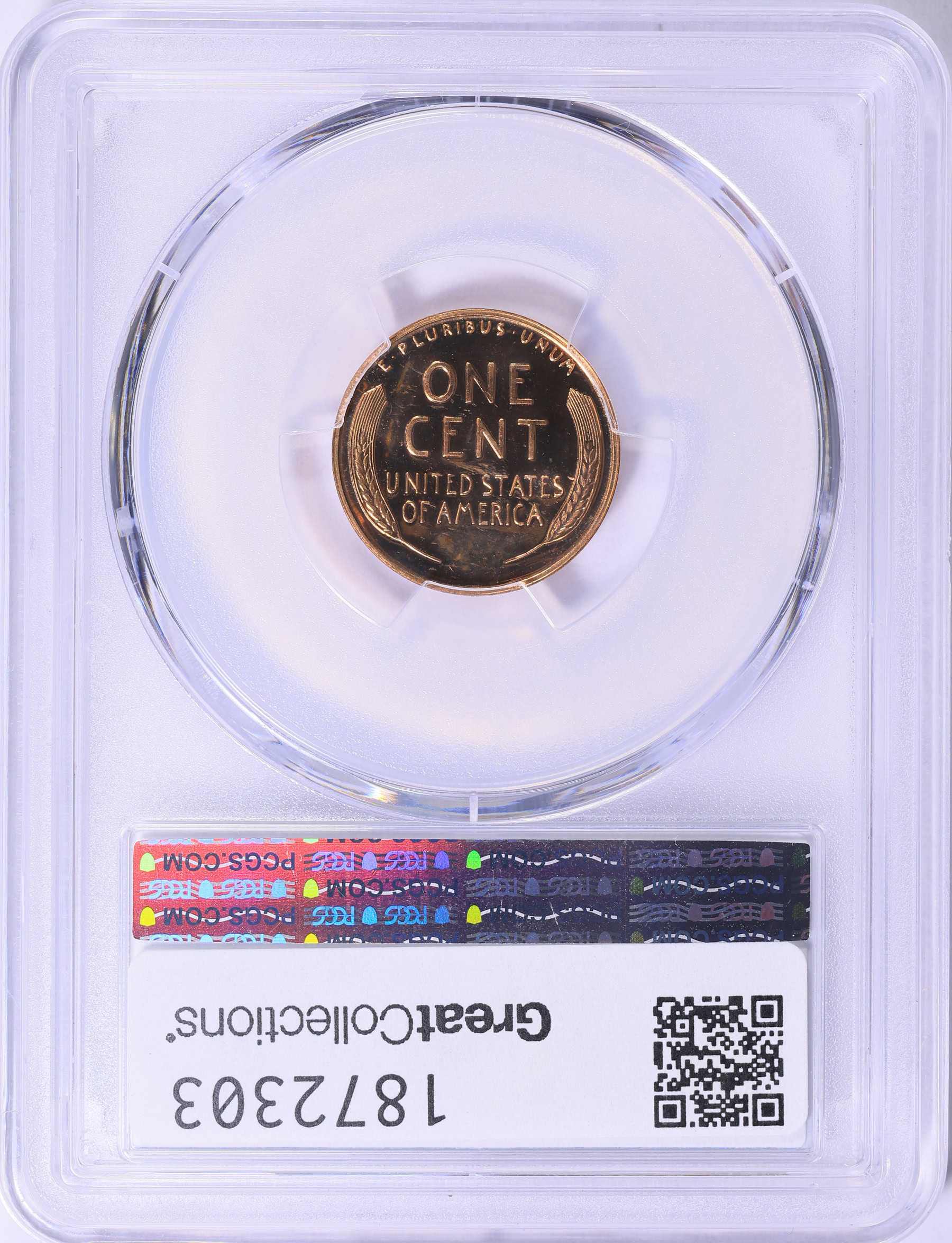 1956 Lincoln Cent PCGS Proof-66 CAMEO (Item 1872303) | GreatCollections ...