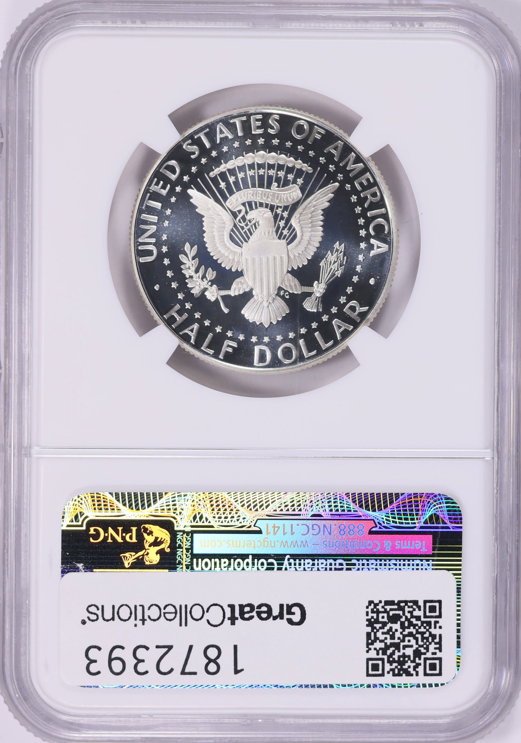 2008-S Kennedy Half Dollar Silver NGC Proof-70 UC (JFK Label) (Item ...