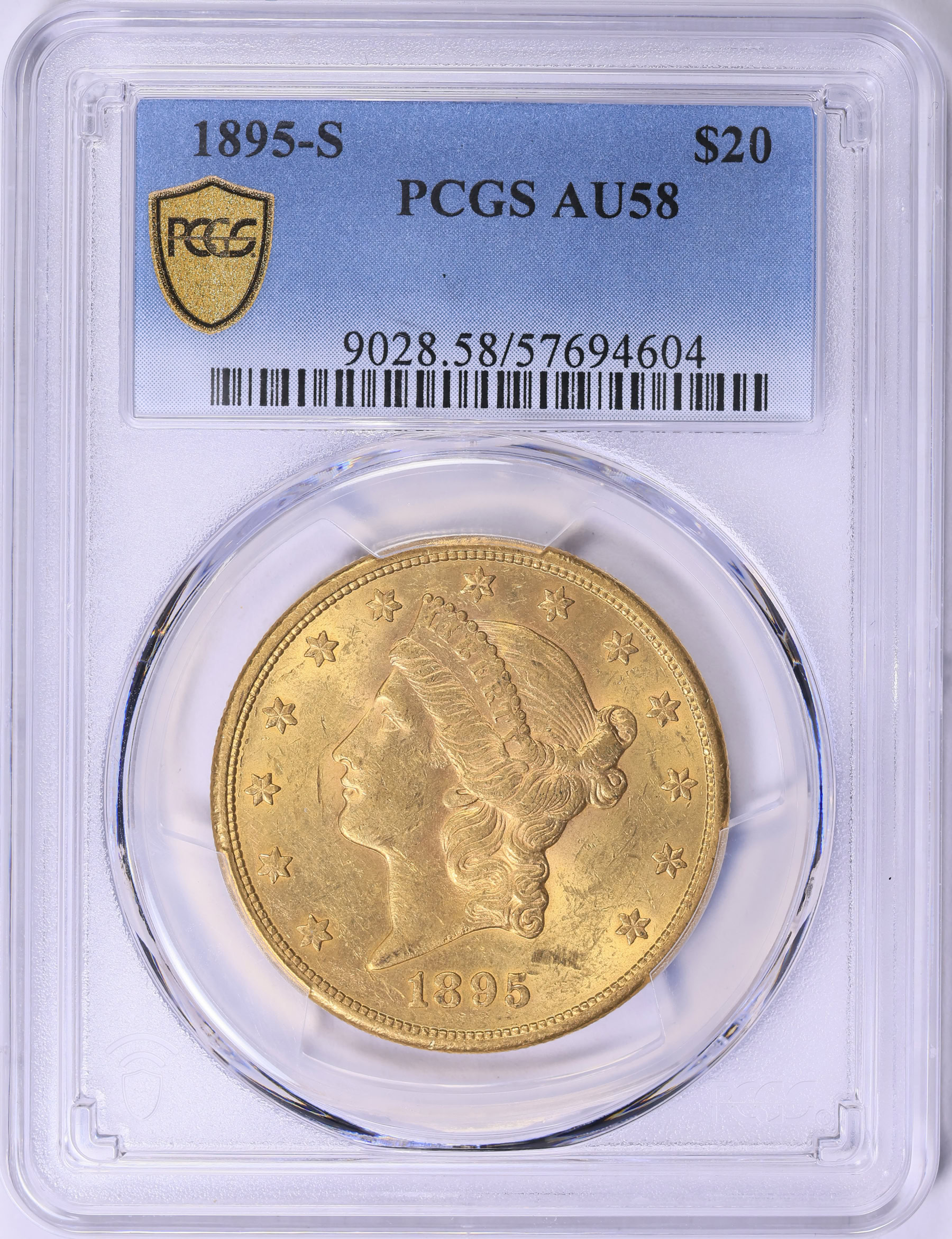 1895-S Liberty Gold Double Eagle PCGS AU-58 (Item 1872480 ...
