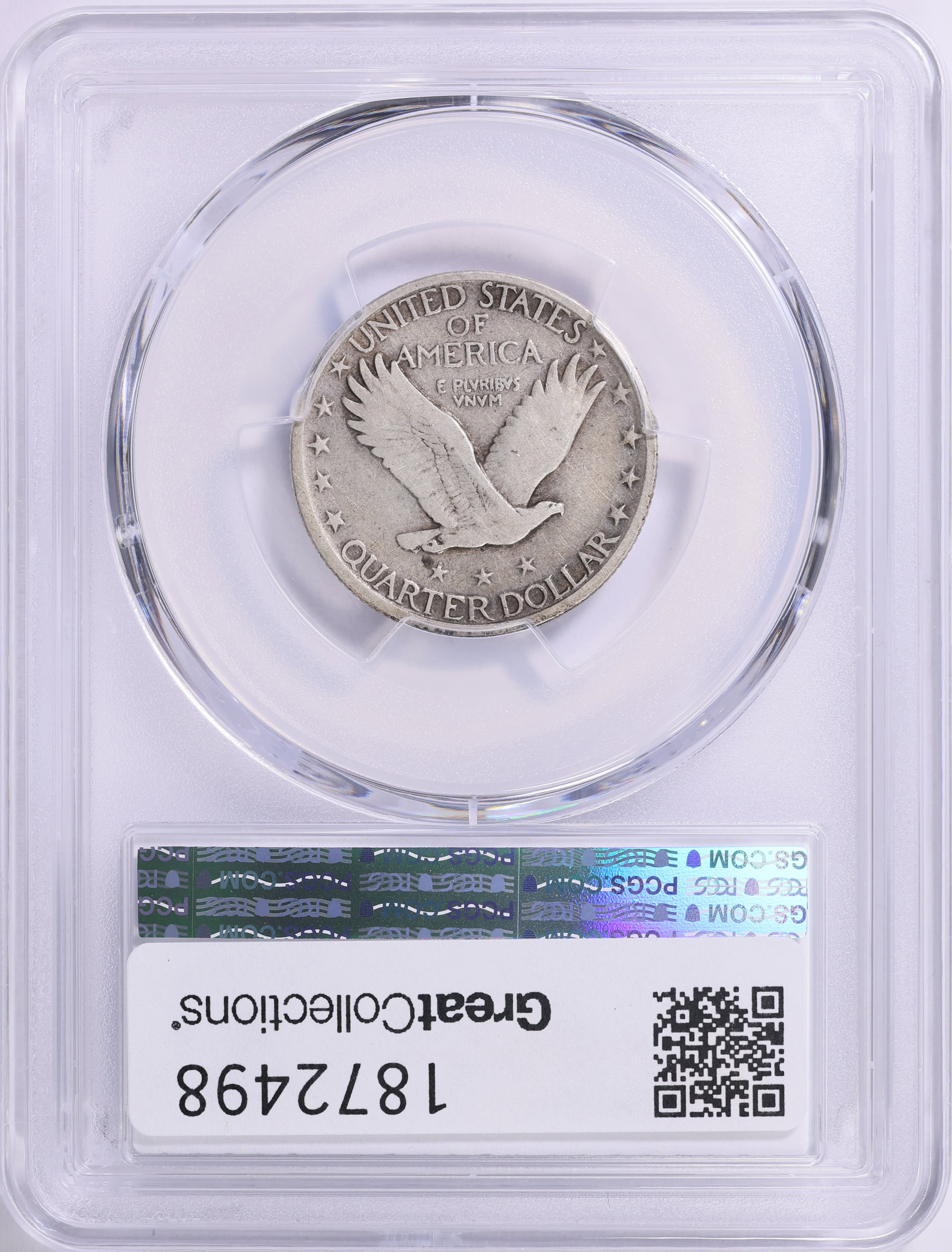 1919-D Standing Liberty Quarter PCGS VF-20 (Item 1872498) | GreatCollections Coin Auctions