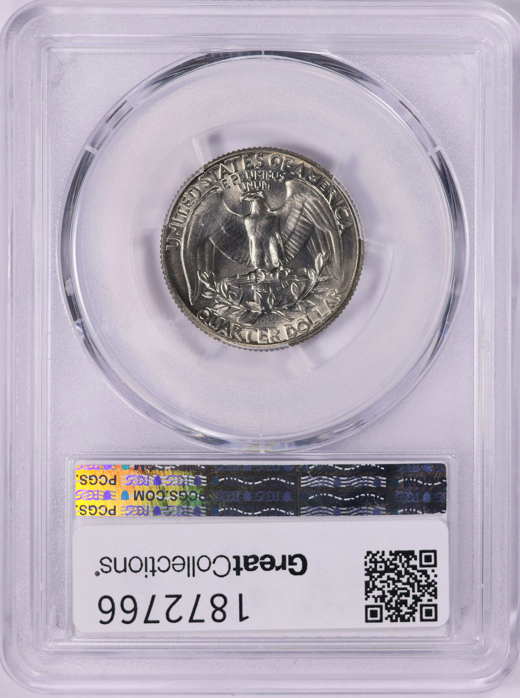 1965 Washington Quarter SMS PCGS SP-67 (Item 1872766 ...